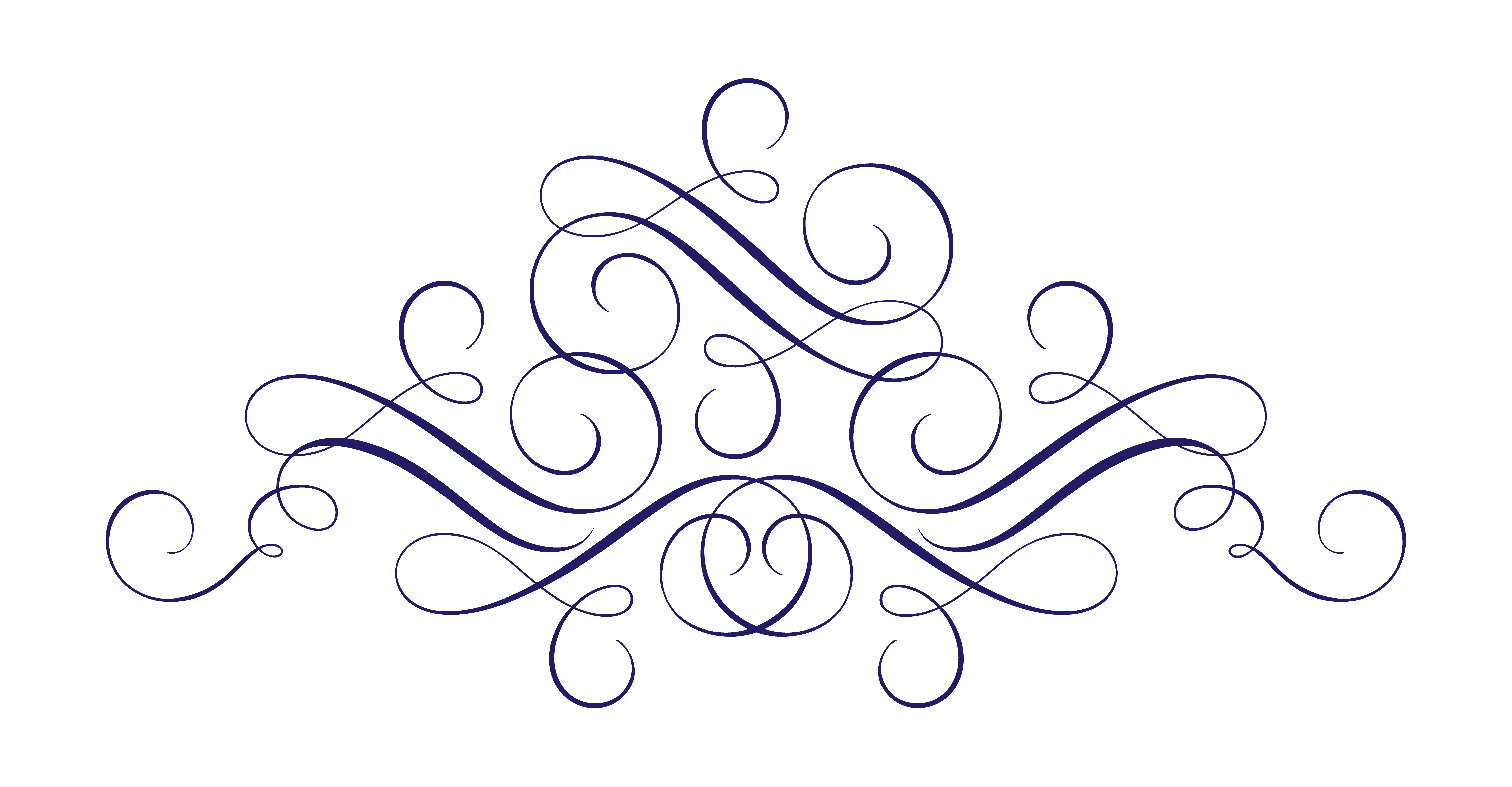 Calligraphic Vector Hand Drawn Flourish Design Element. Swirl light ... Calligraphic Vector Hand Drawn Flourish Design Element. Swirl light ...
