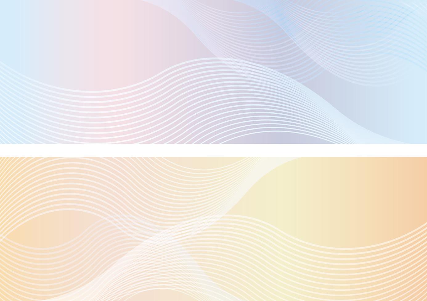 Rectangle background set with wavy patterns. 375890 Vector Art at Vecteezy