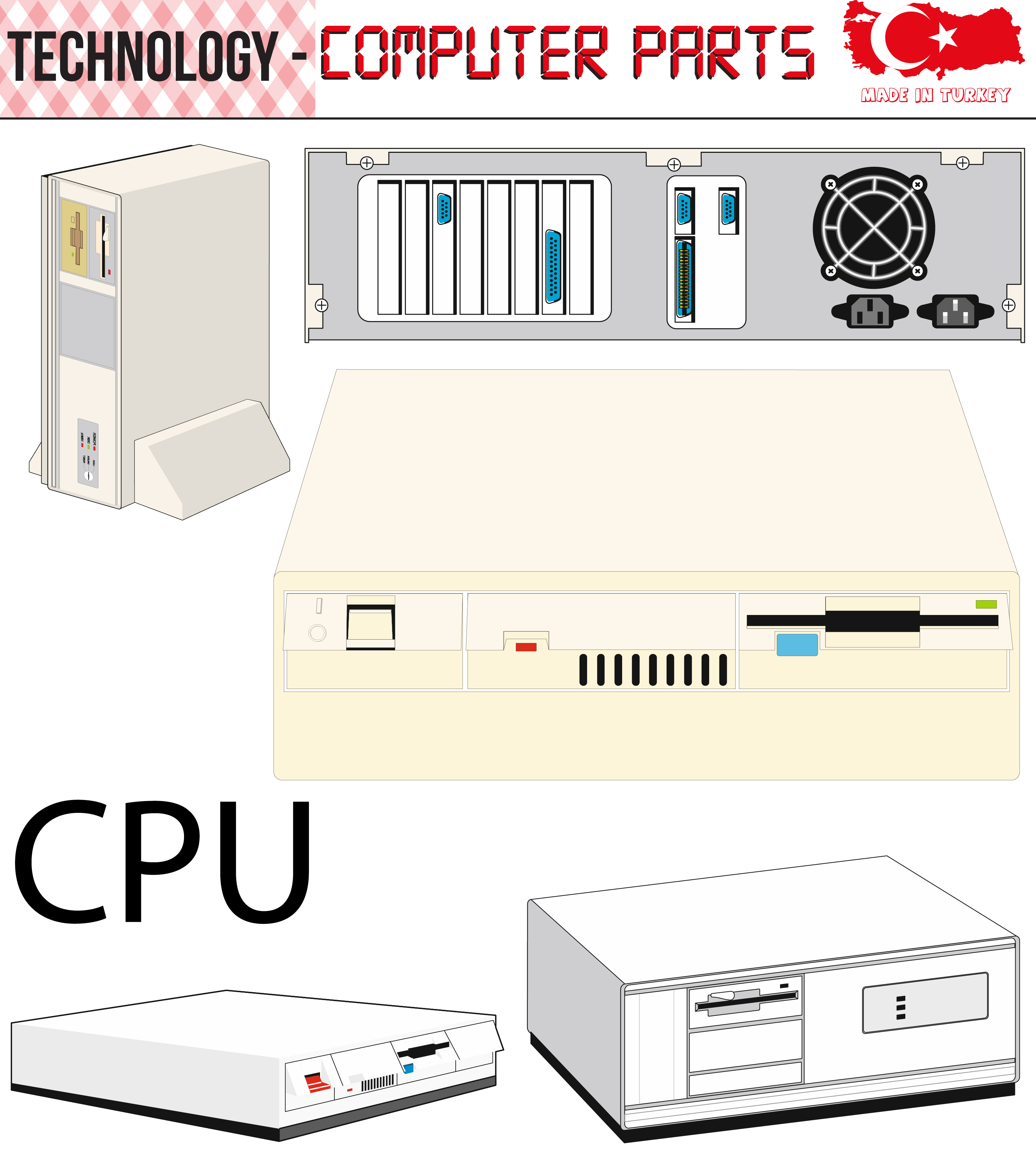 Computer Cpu Vector Art, Icons, and Graphics for Free Download