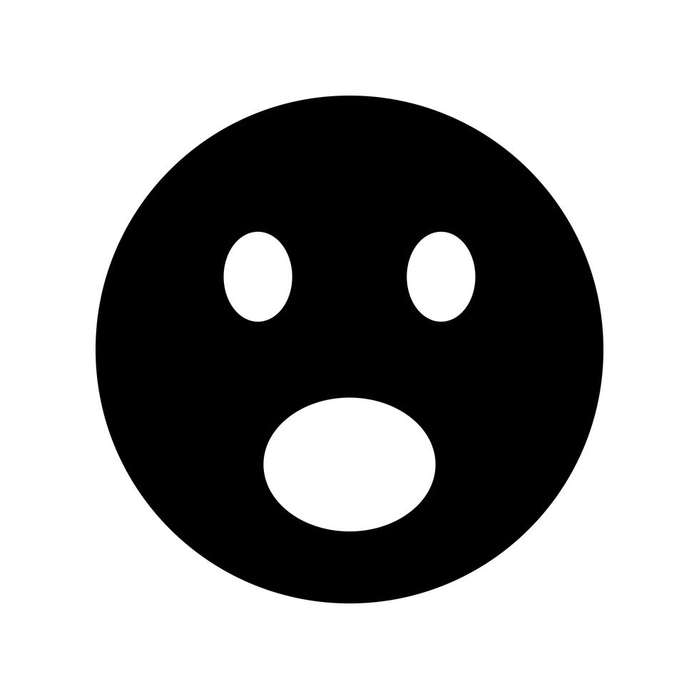 Surprised Emoji Vector Icon 379334 Vector Art at Vecteezy