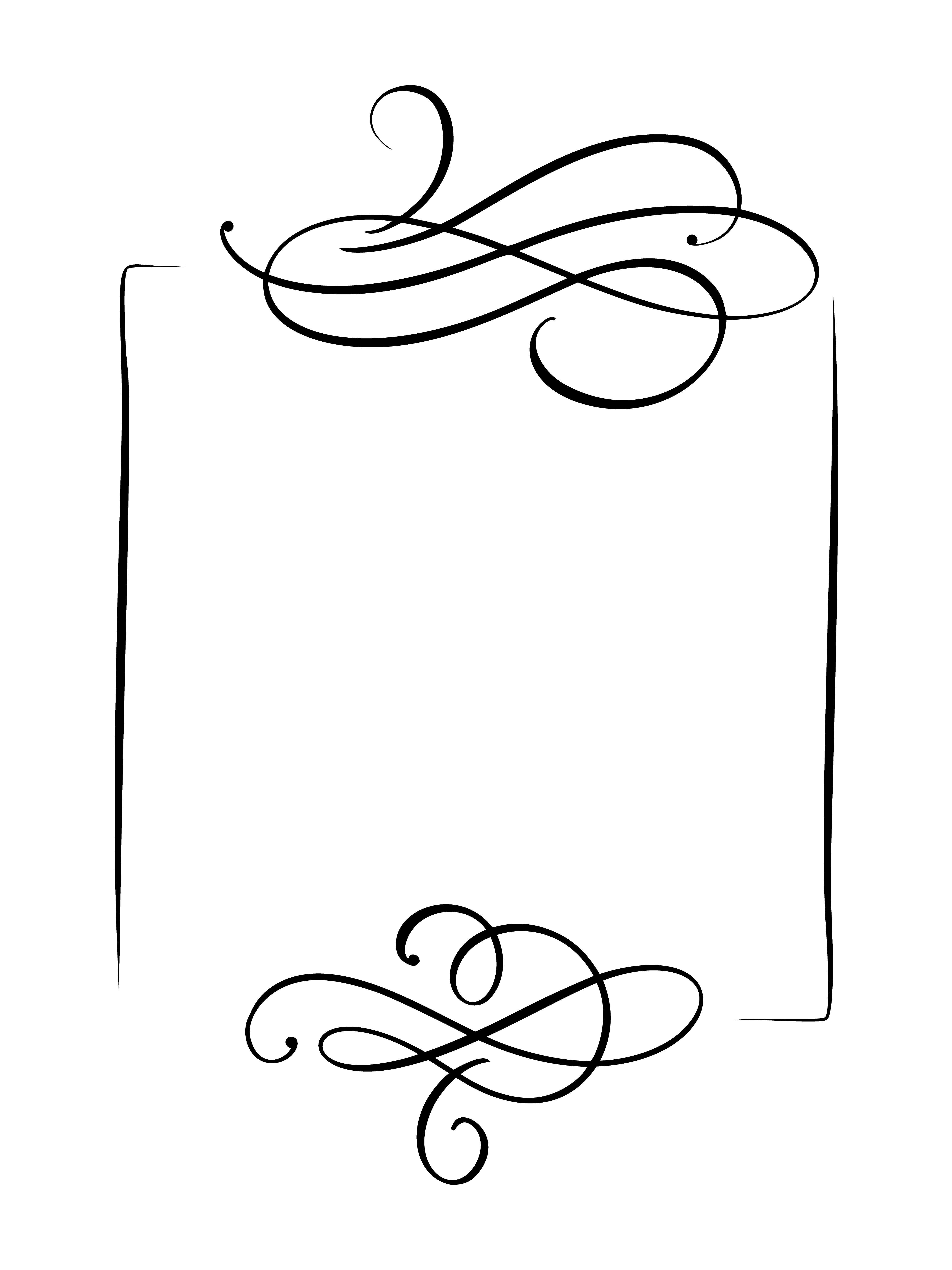 Vintage vector decorative hand drawn frame and borders. Design ... Vintage vector decorative hand drawn frame and borders. Design ...