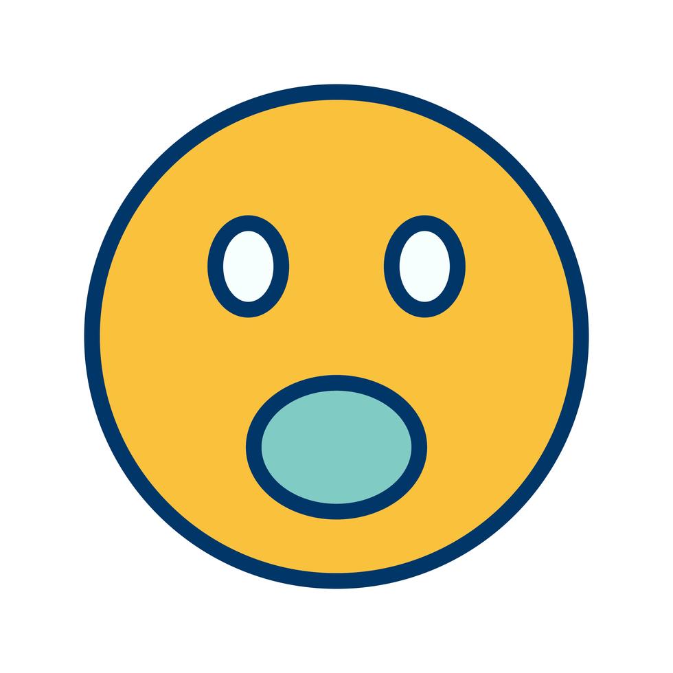 Surprised Emoji Vector Icon 380388 Vector Art at Vecteezy