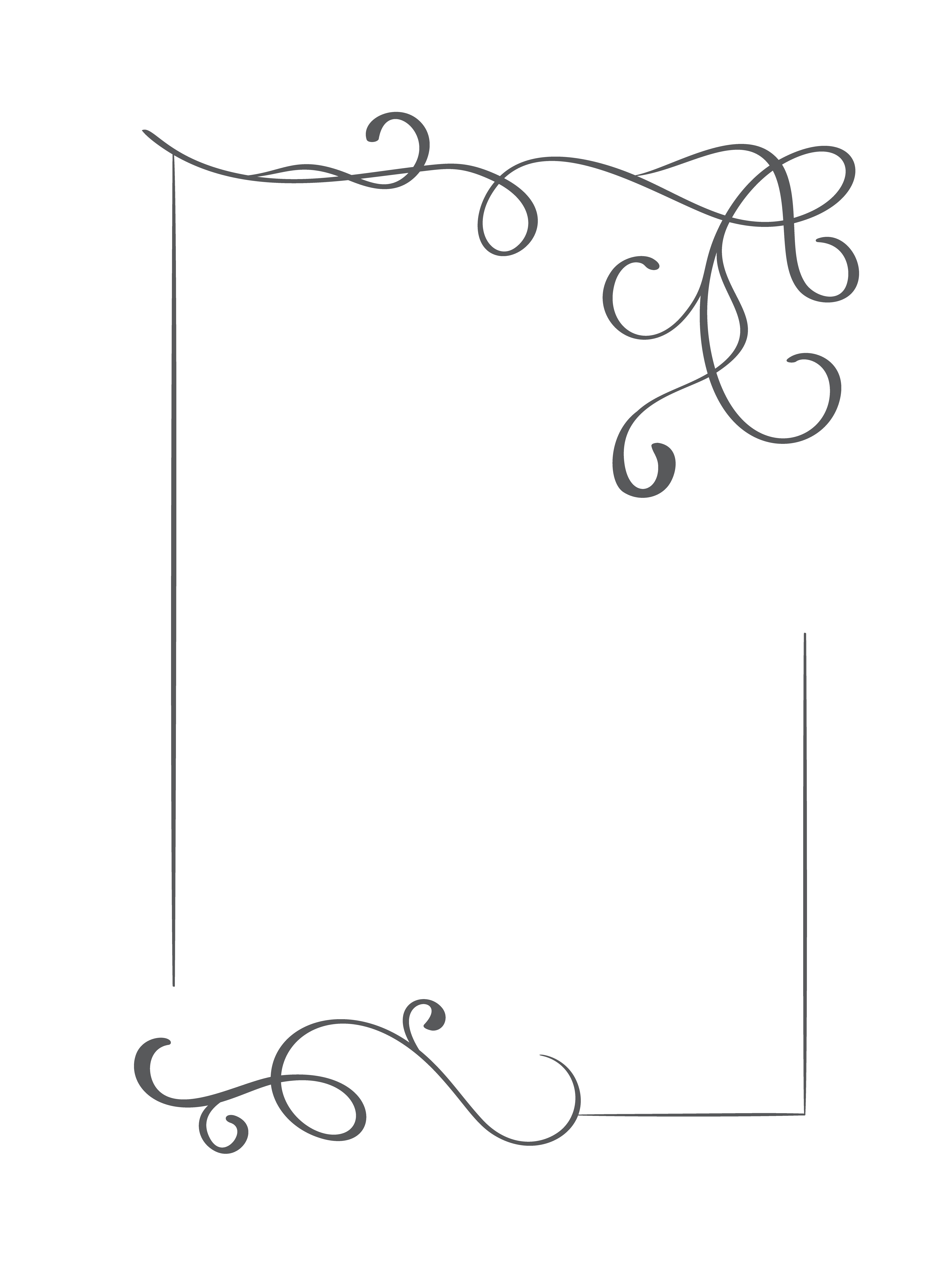 Vintage vector decorative hand drawn frame and borders. Design ... Vintage vector decorative hand drawn frame and borders. Design ...
