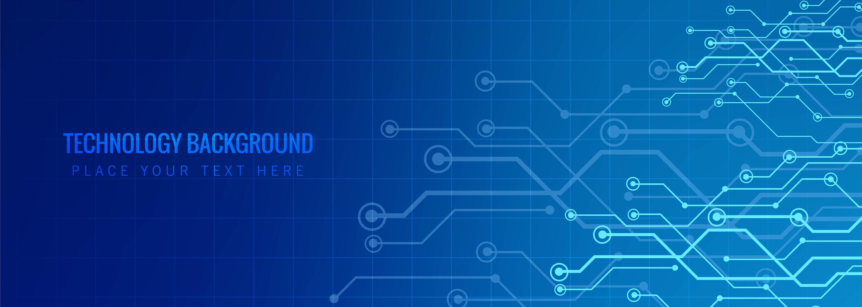 Abstract technology banner template vector 381921 Vector Art at Vecteezy