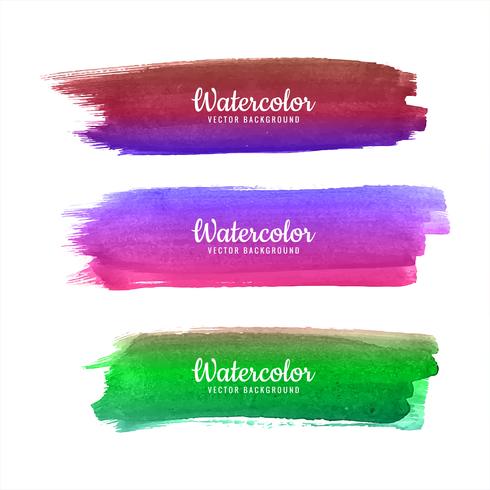 Abstract Watercolor Colorful Strokes vector 382430 Vector Art at Vecteezy