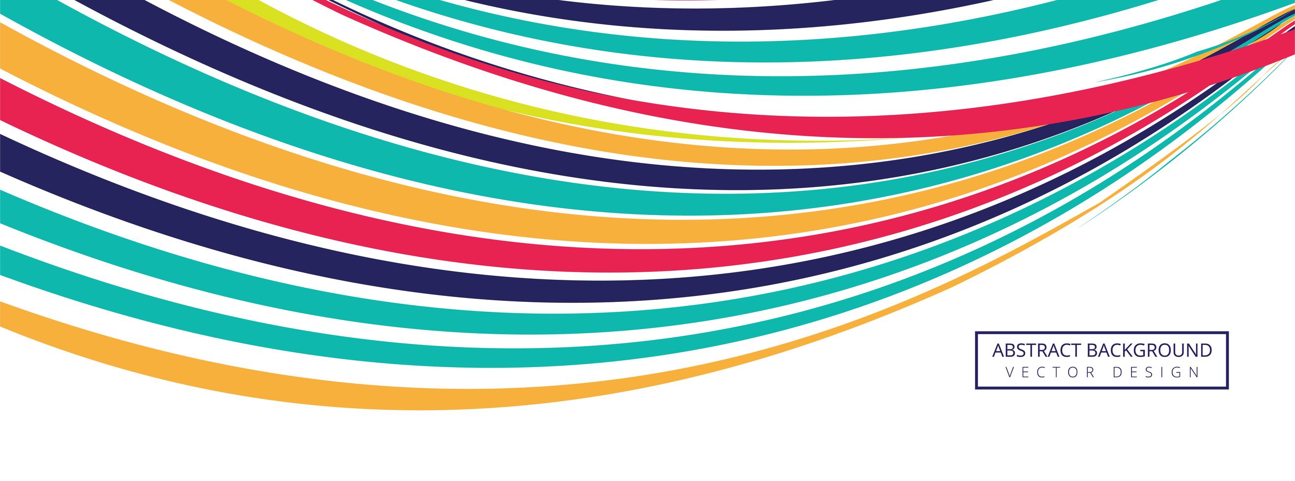 Elegant colorful creative wave background vector 382433 Vector Art at ...