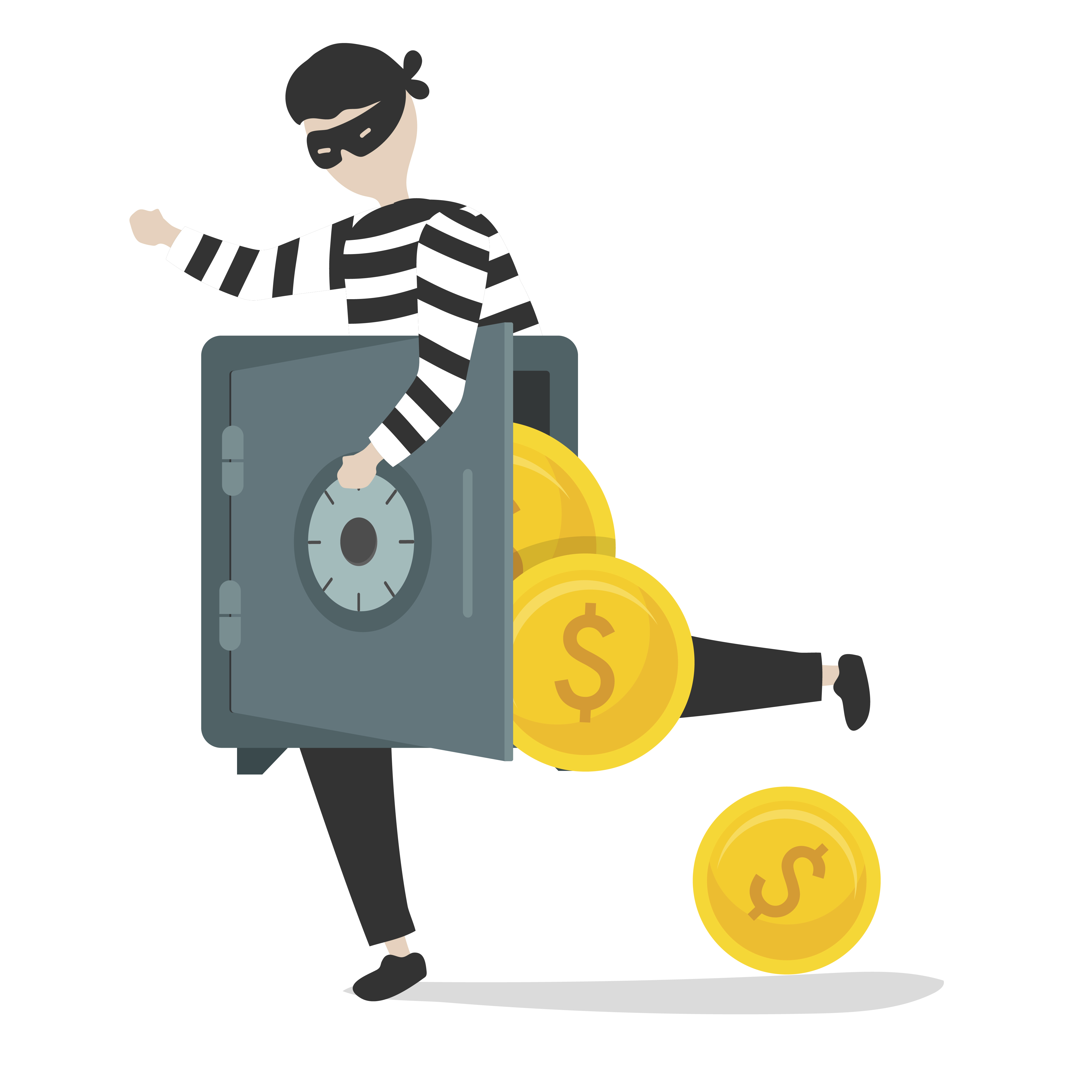 Illustration Of A Thief Character Download Free Vectors Clipart