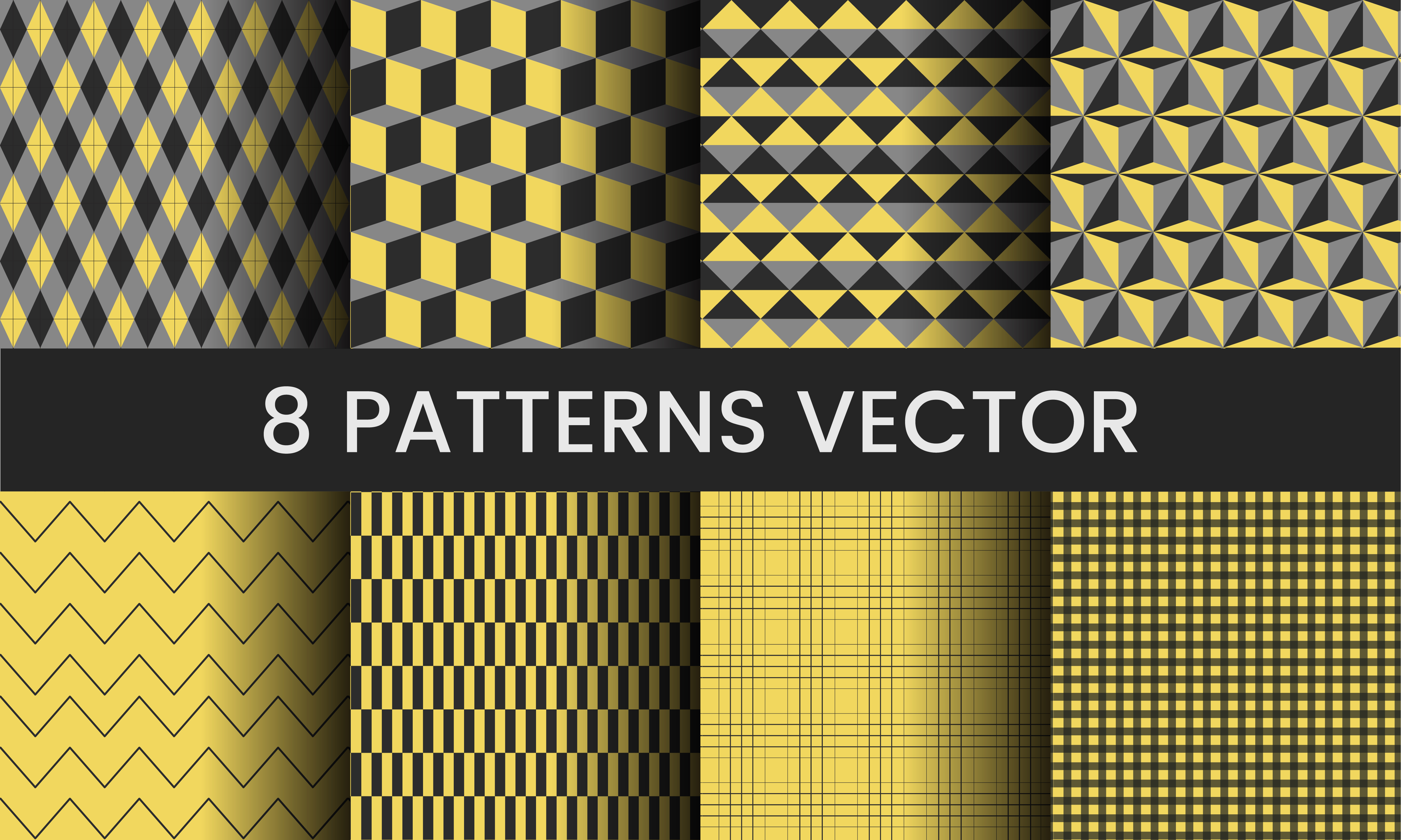 Collection of pattern vectors illustration - Download Free Vectors ...