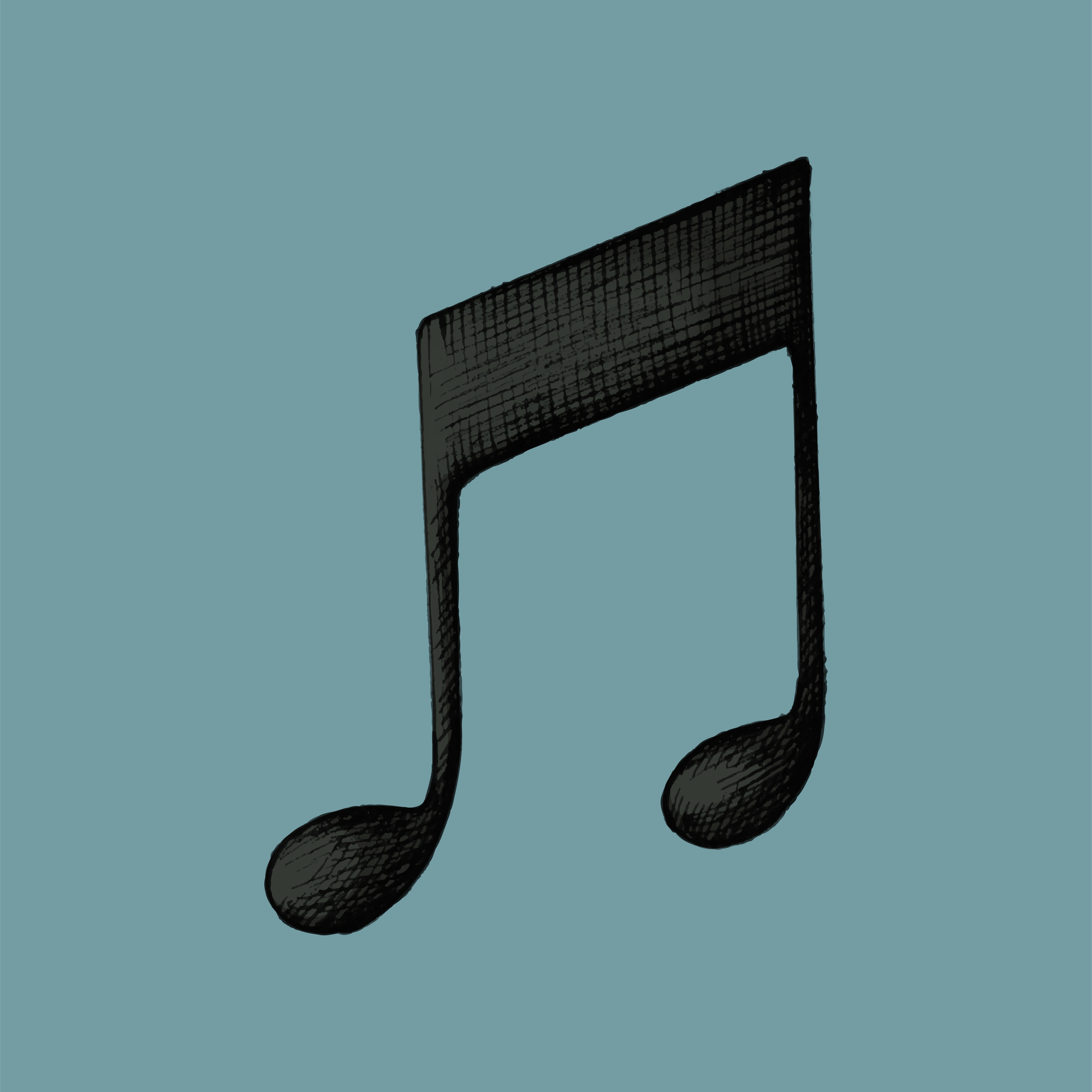 Hand drawn Double Eighth Note Illustration Download Free Vector Art hand-drawn-double-eighth-note-illustration-download-free-vector-art