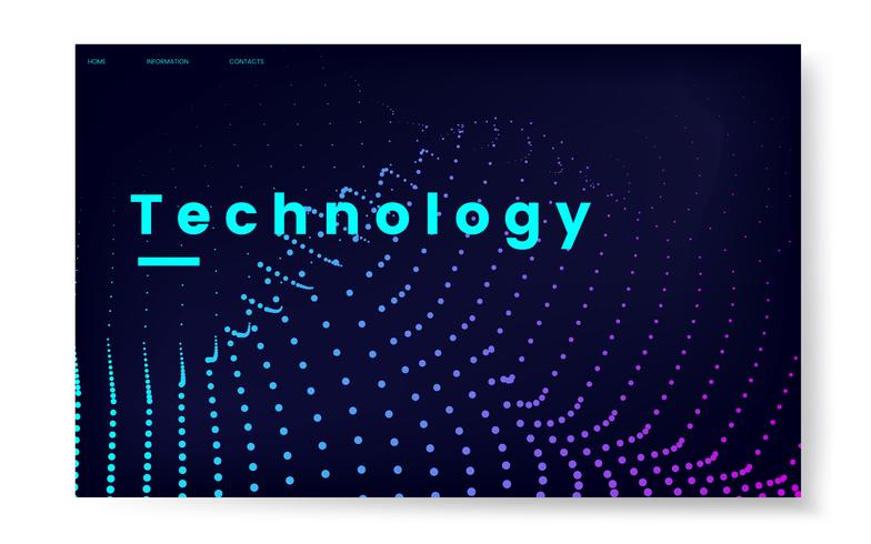 Data visualization particle dynamic wave pattern vector - Download Free ... Data visualization particle dynamic wave pattern vector - Download Free ...