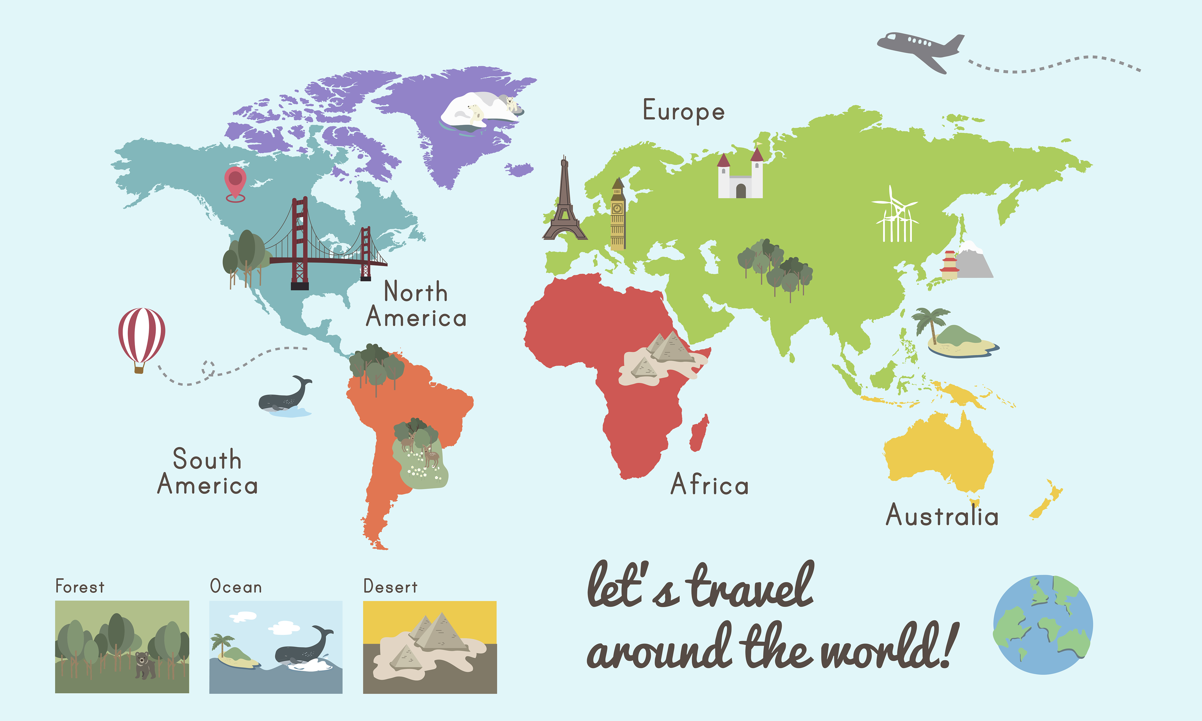 Illustration of world map isolated - Download Free Vectors, Clipart ... Illustration of world map isolated - Download Free Vectors, Clipart ...