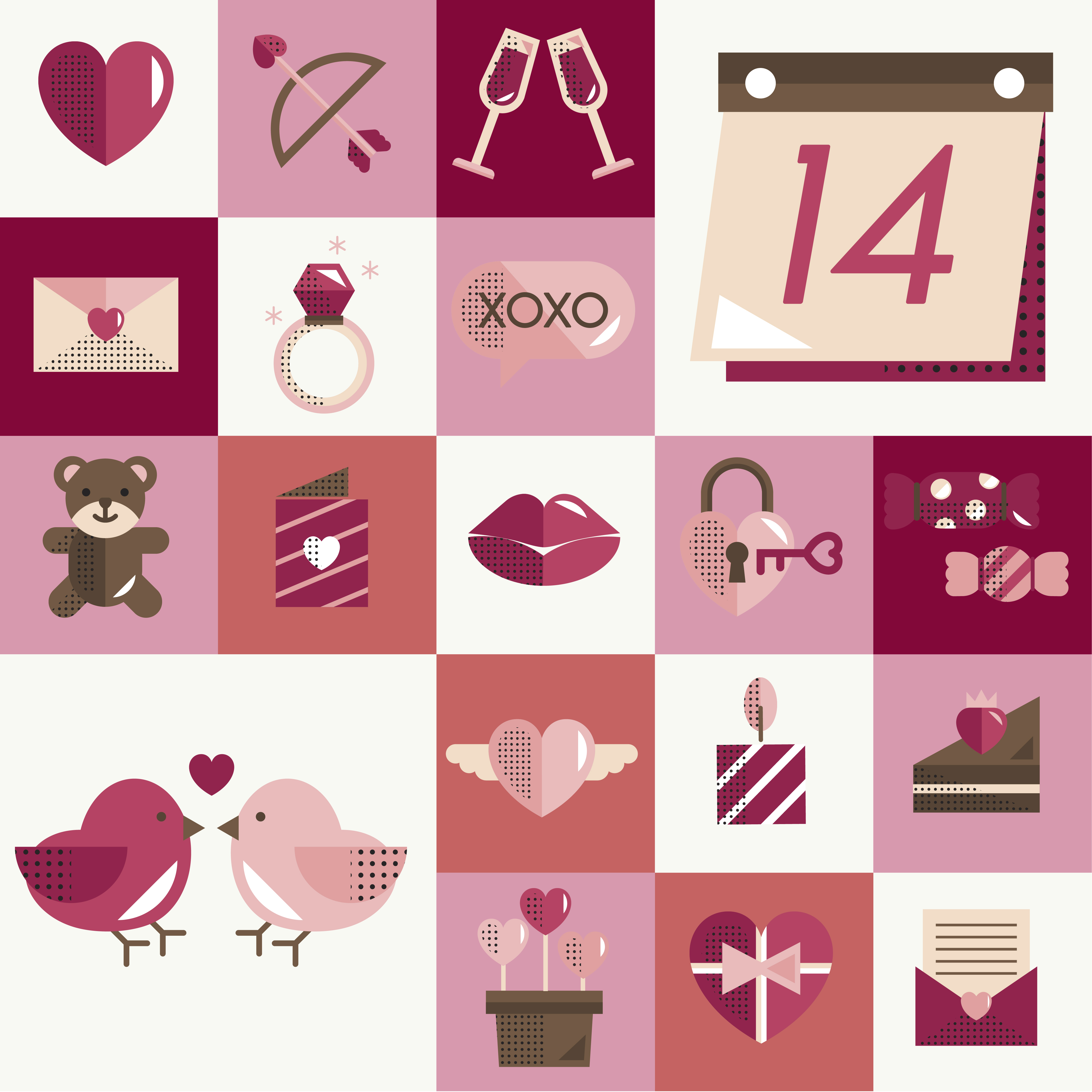 Valentines icons set vector - Download Free Vectors, Clipart Graphics ... Valentines icons set vector - Download Free Vectors, Clipart Graphics ...