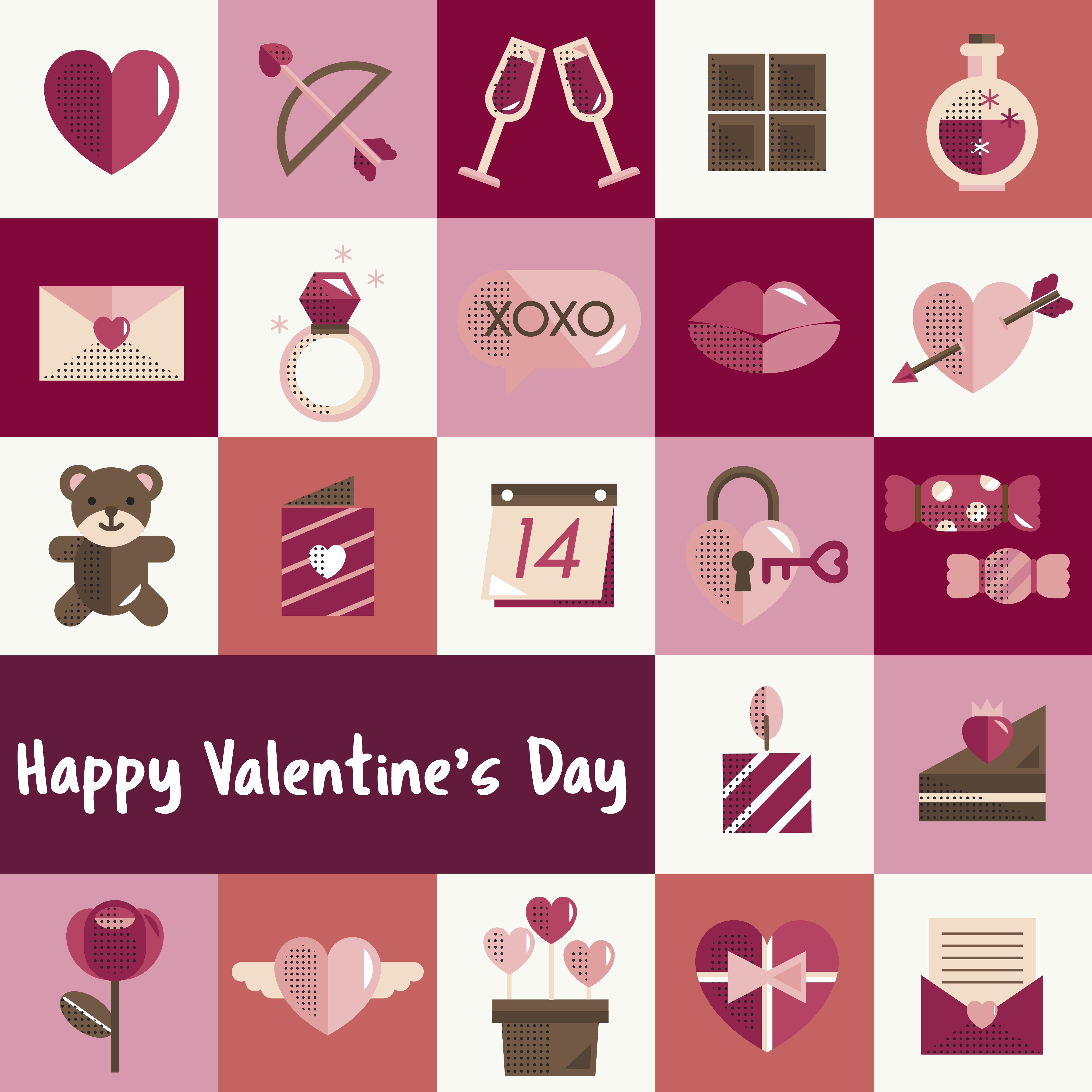 Valentines icons set vector - Download Free Vectors, Clipart Graphics ... Valentines icons set vector - Download Free Vectors, Clipart Graphics ...