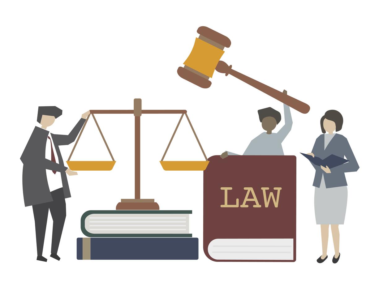 Ilustración Del Concepto De Ley Y Justicia Descargar Vectores Gratis