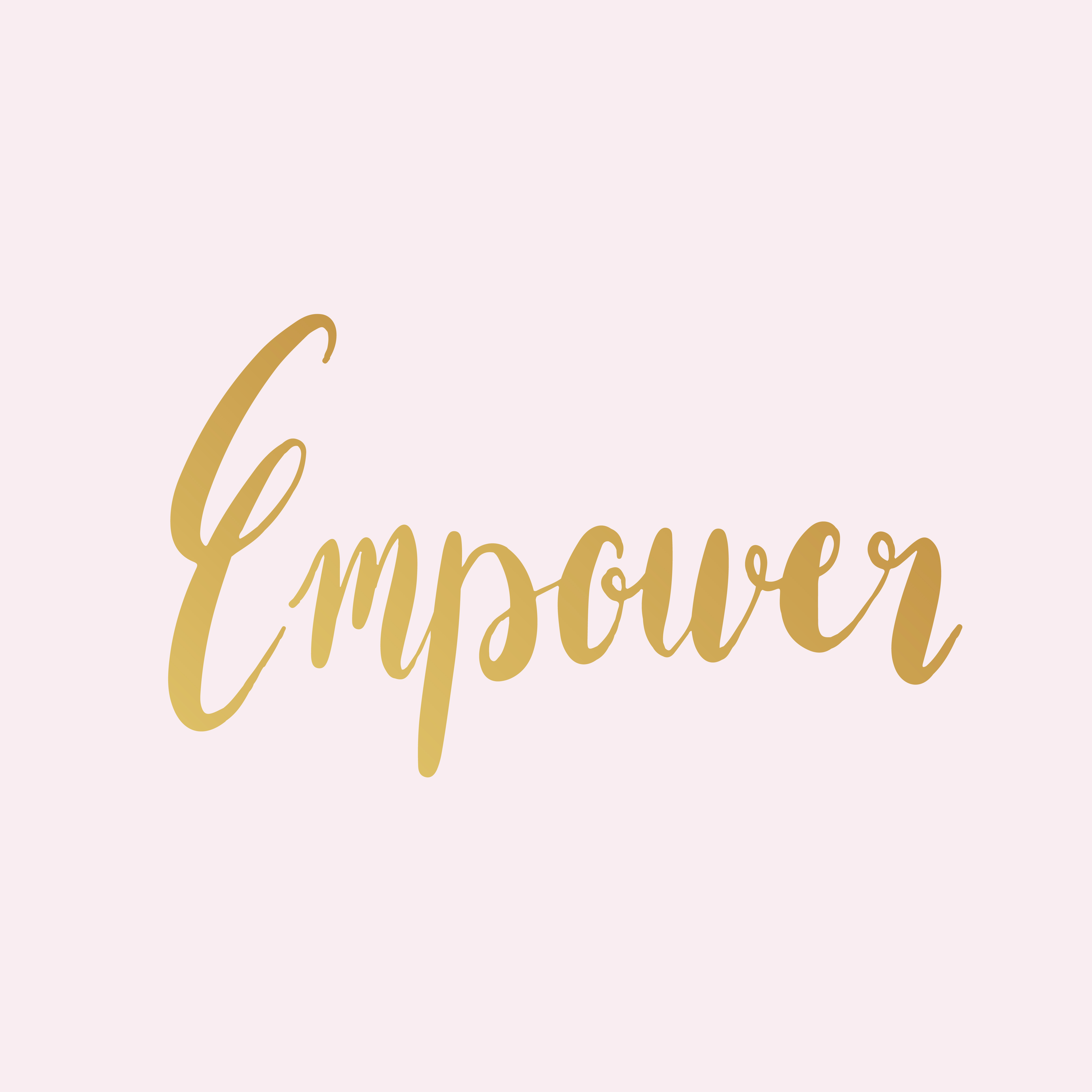 Empower Word Typography Style Vector Download Free Vectors Clipart