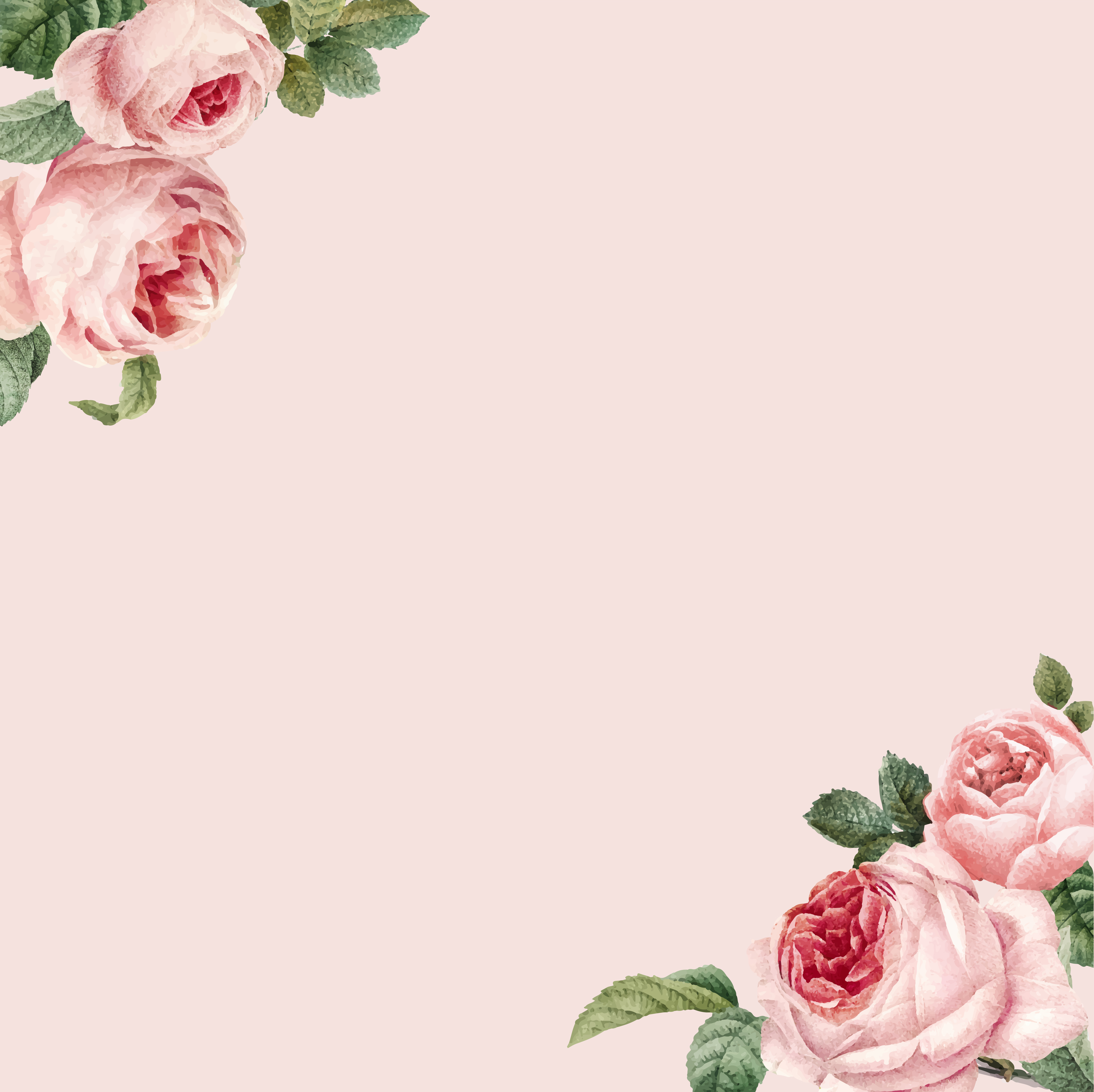 Fondo Flores De Colores Pastel Dibujado A Mano Marco De Rosas Rosadas ... Fondo Flores De Colores Pastel Dibujado A Mano Marco De Rosas Rosadas ...