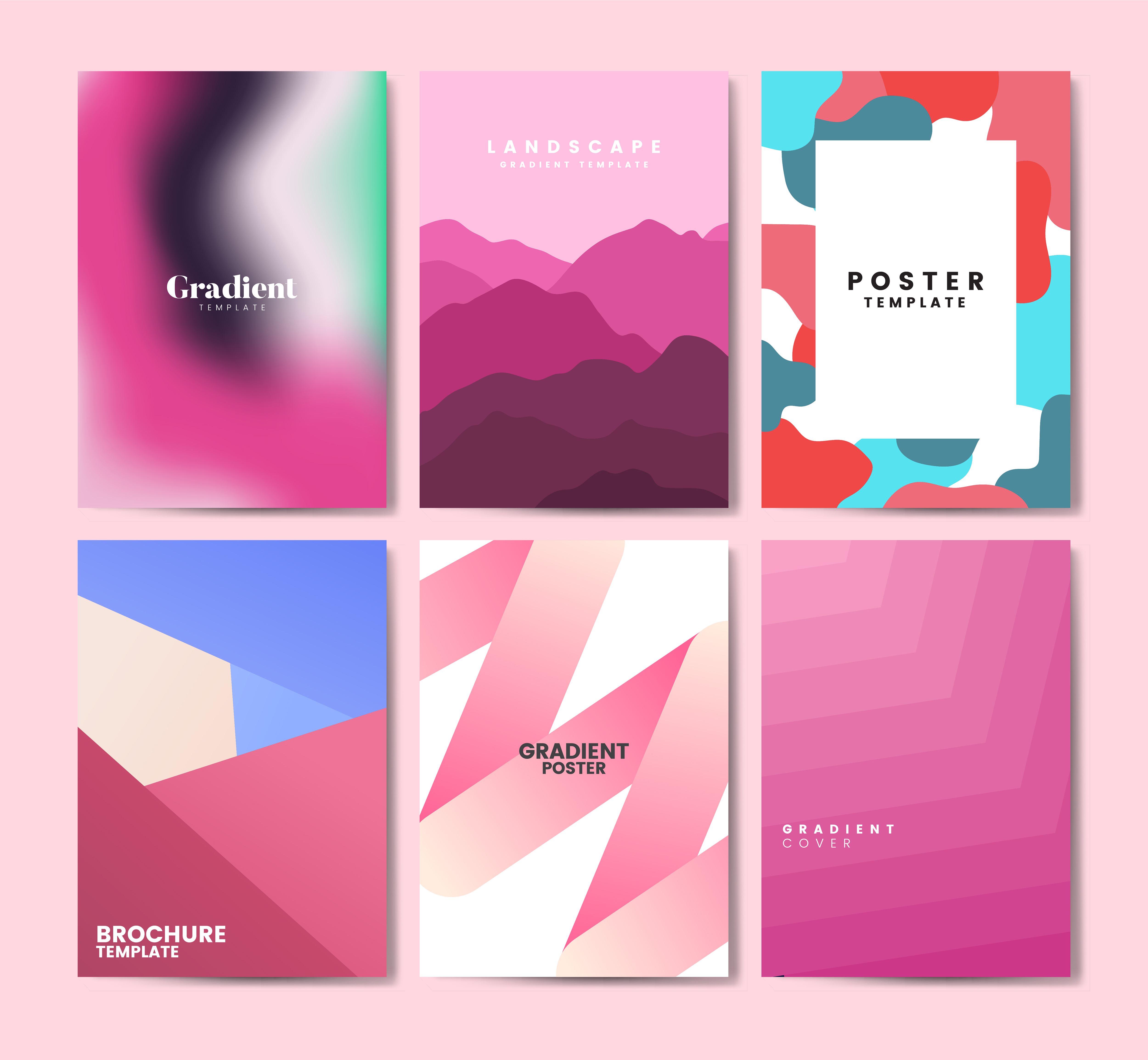 Colorful Flyer Template Design Illustration Download Free Vectors