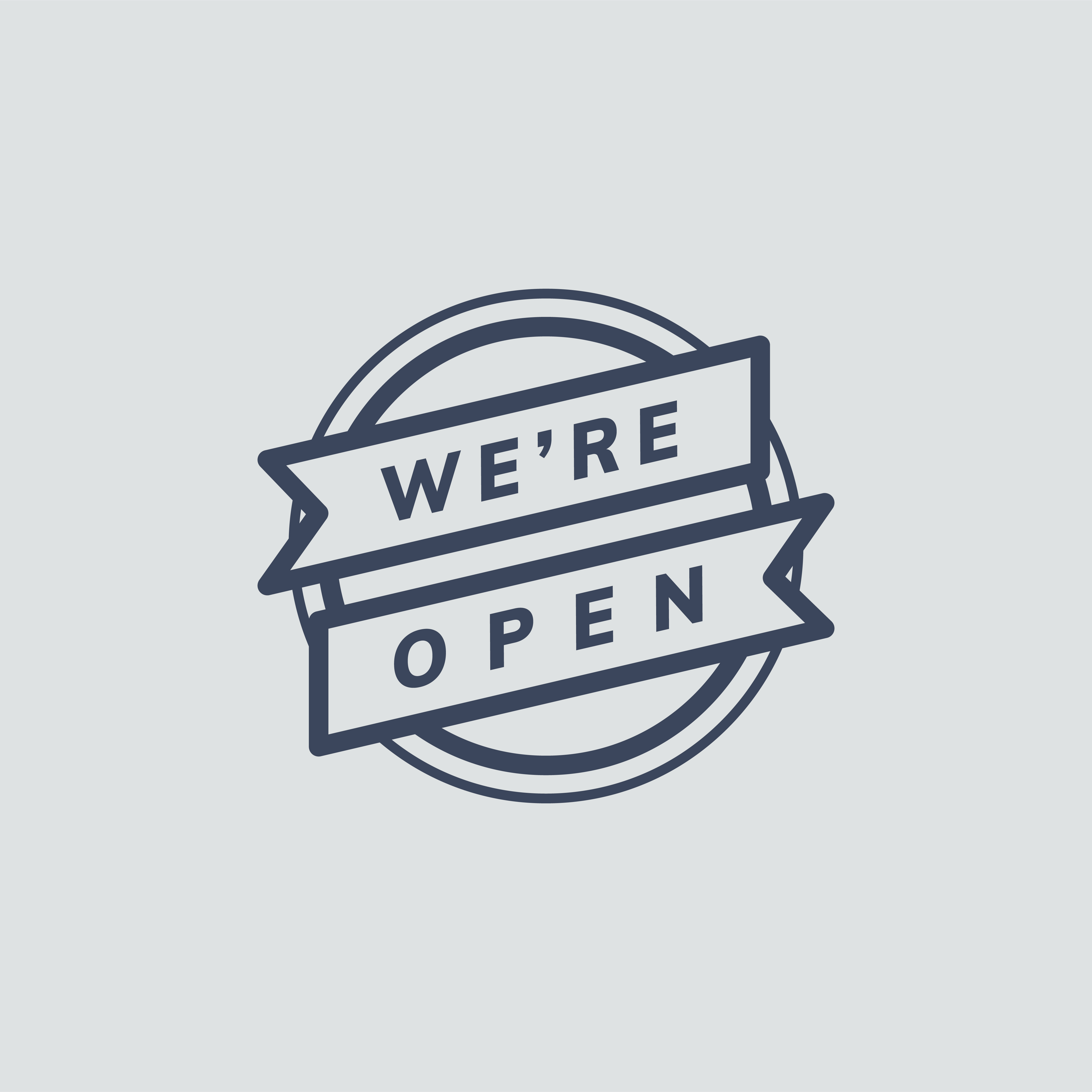 We39re open banner sign illustration 401407 Vector Art at Vecteezy We39re open banner sign illustration 401407 Vector Art at Vecteezy