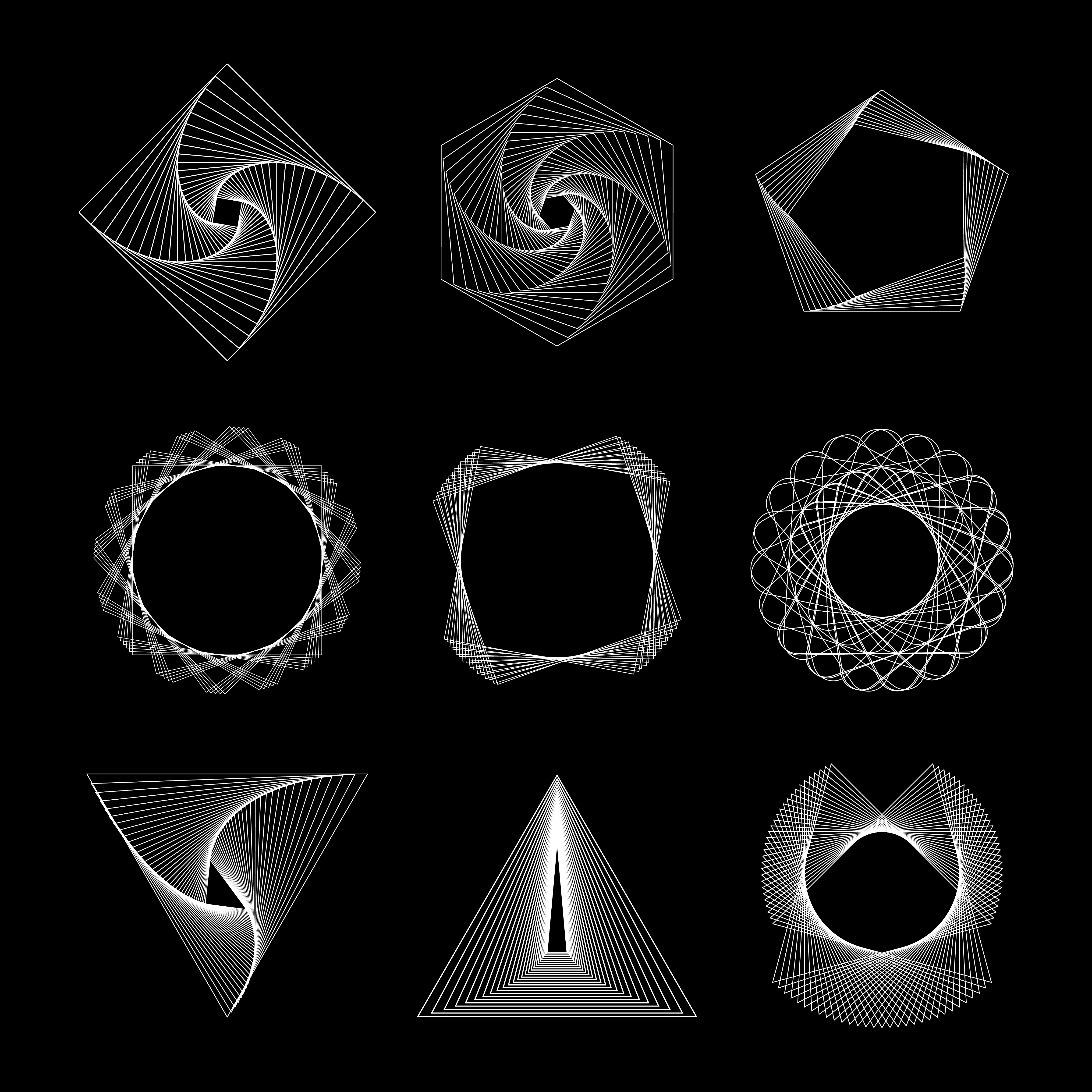 Abstract geometric elements set vector - Download Free Vectors, Clipart ... Abstract geometric elements set vector - Download Free Vectors, Clipart ...