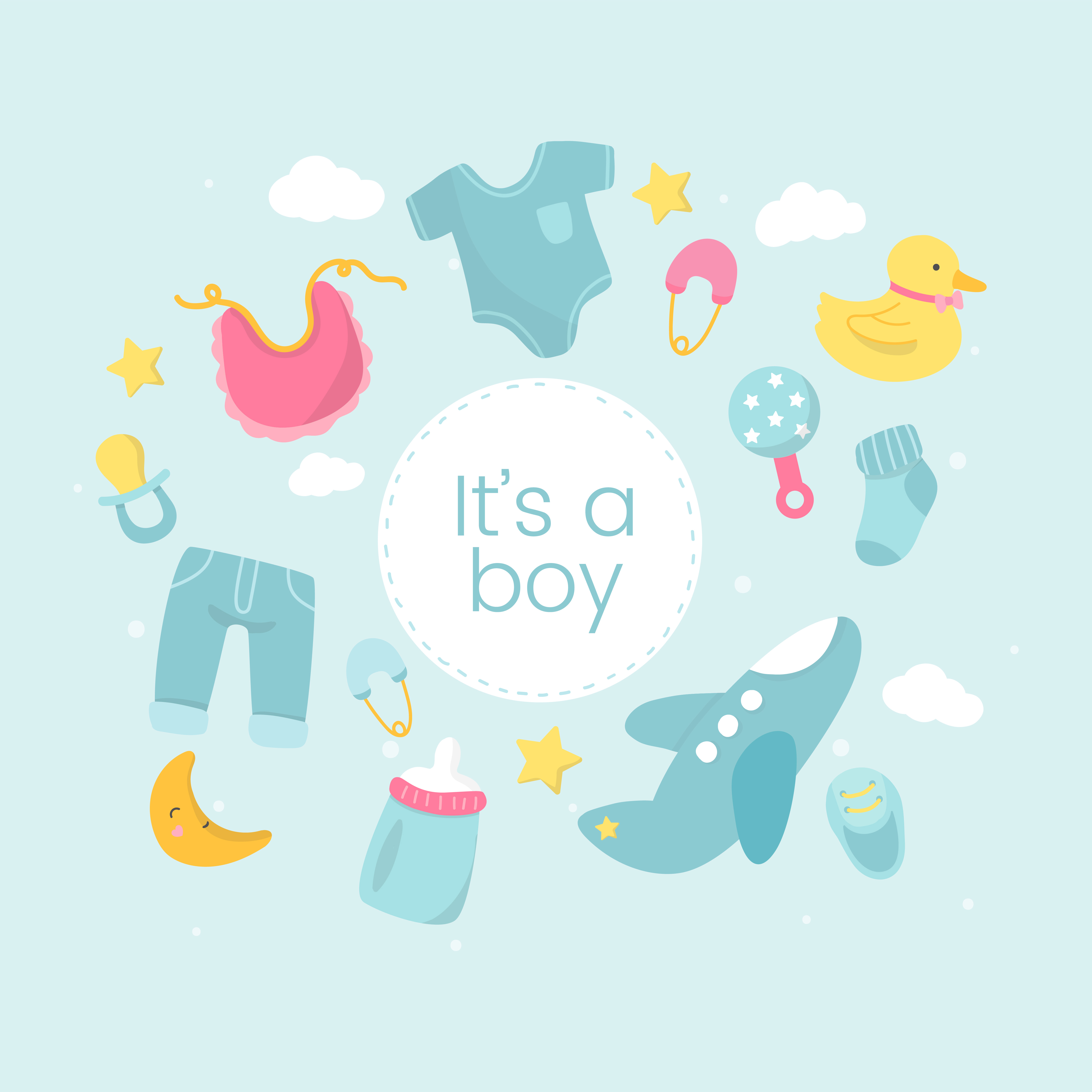 Gender Reveal Free Vector Art 399 Free Downloads