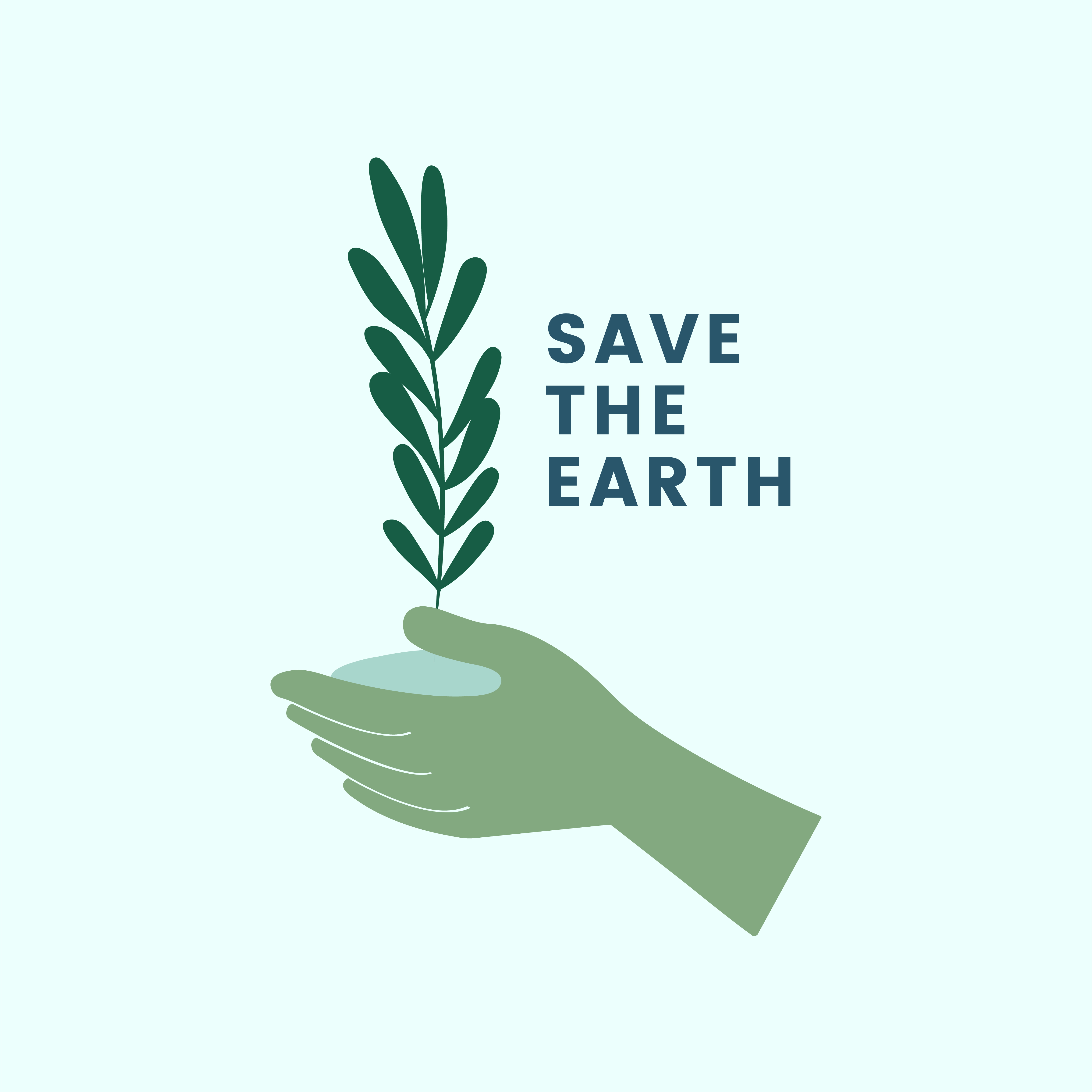Save the earth and go green icon - Download Free Vectors, Clipart ...