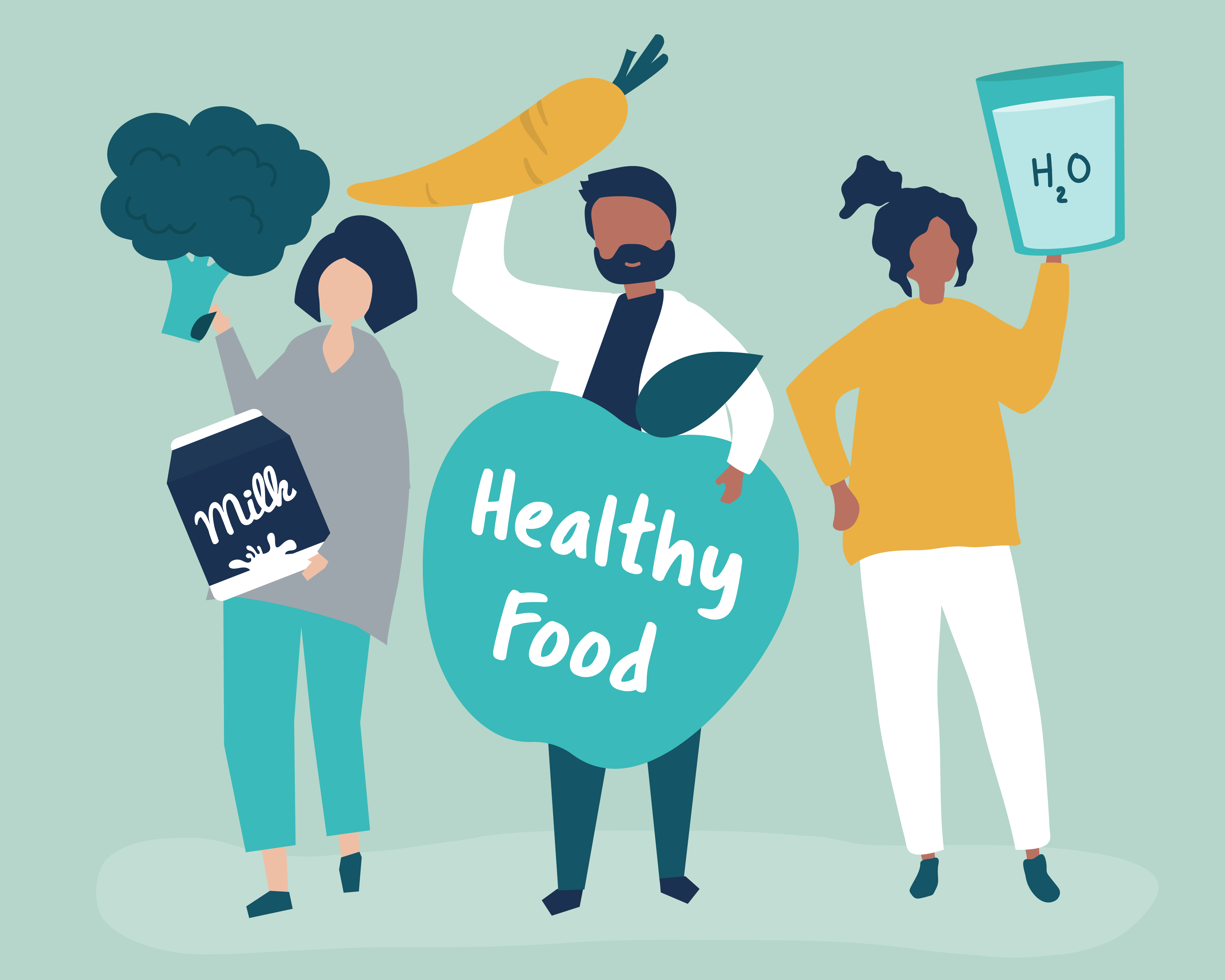 People holding healthy food icons - Download Free Vectors, Clipart ... People holding healthy food icons - Download Free Vectors, Clipart ...
