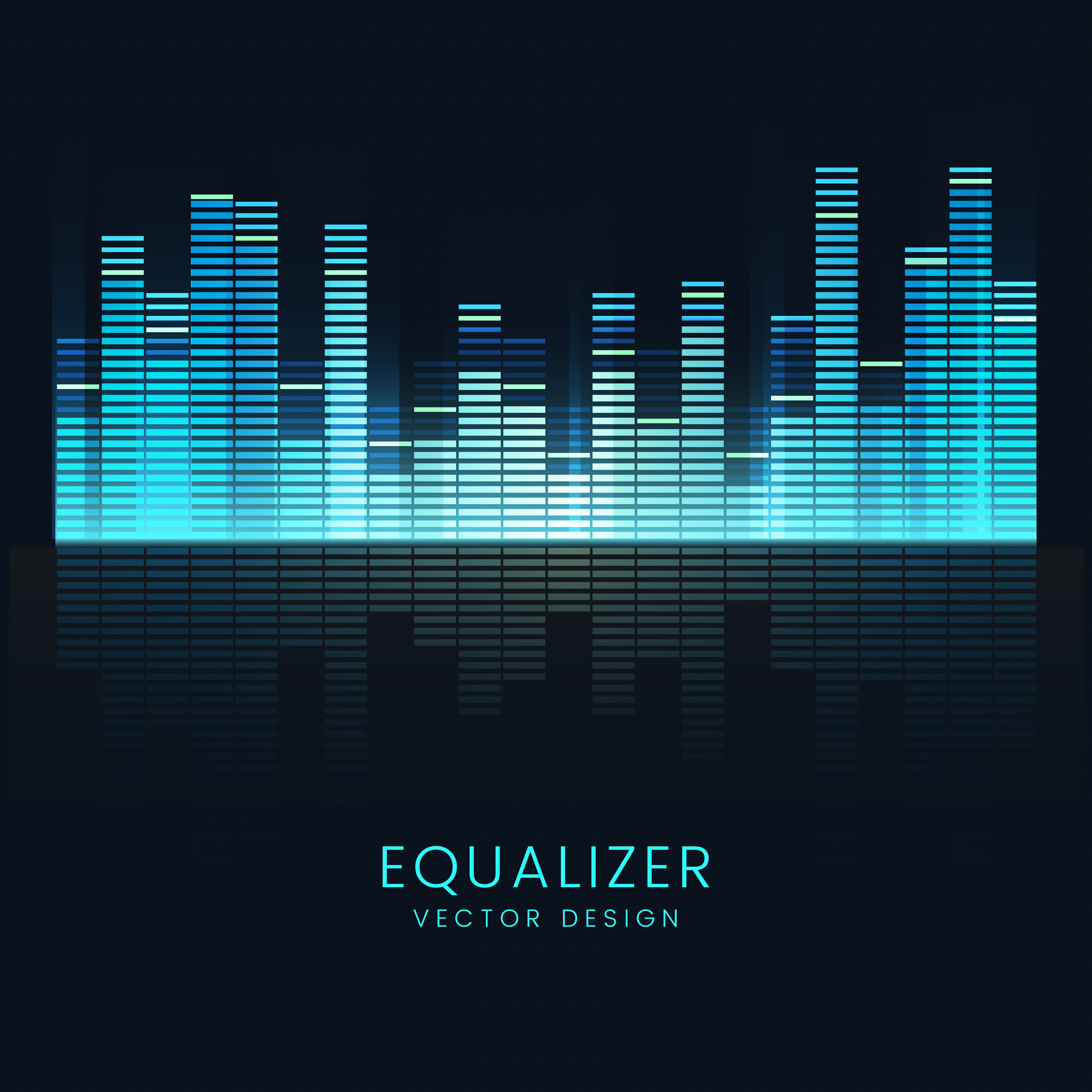 Sound Wave Equalizer Vector Design Download Free Vectors Clipart