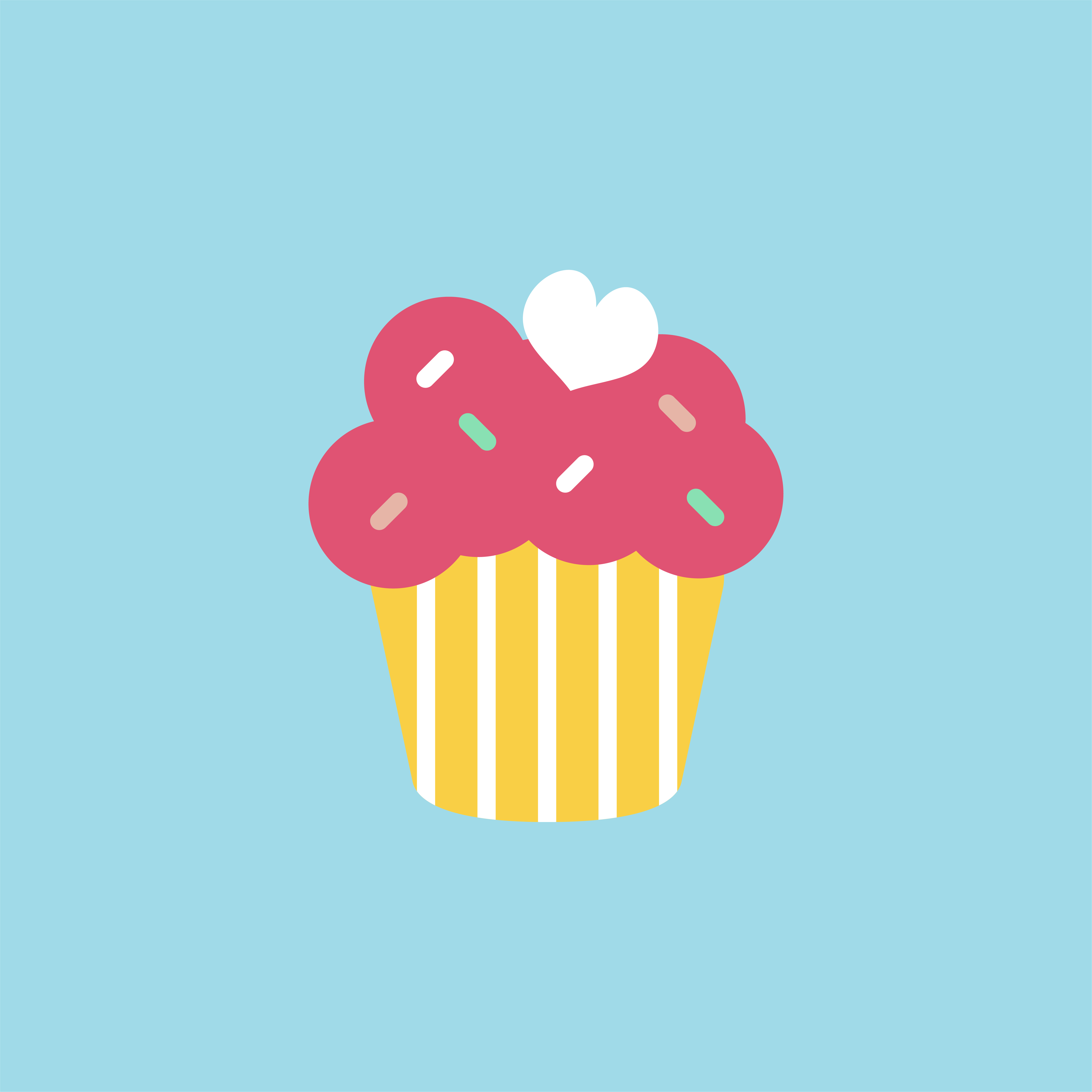 Illustration Of Cupcake Icon Download Free Vectors Clipart Graphics