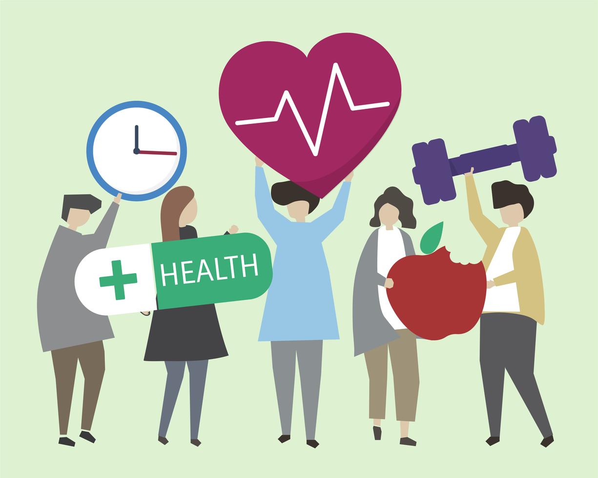 People with healthy lifestyles illustration - Download Free Vectors ... People with healthy lifestyles illustration - Download Free Vectors ...