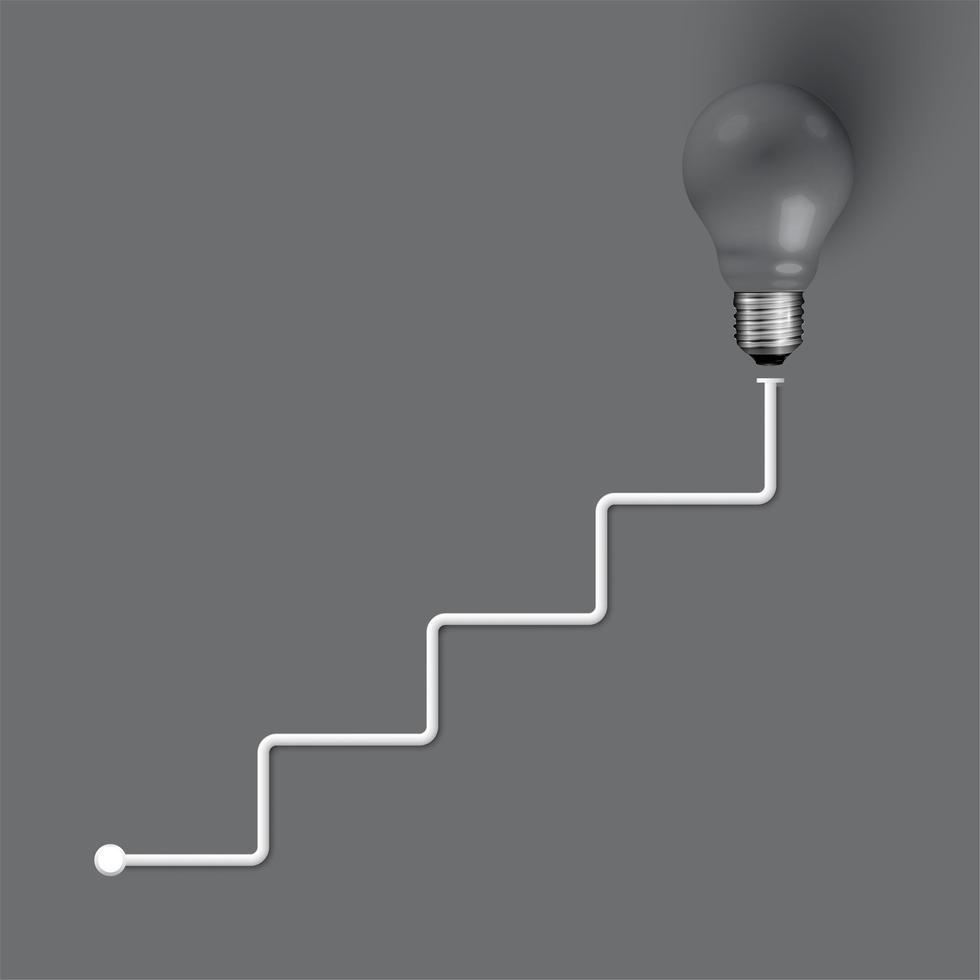 High detailed realistic light bulb illustration, vector 414975 Vector ...