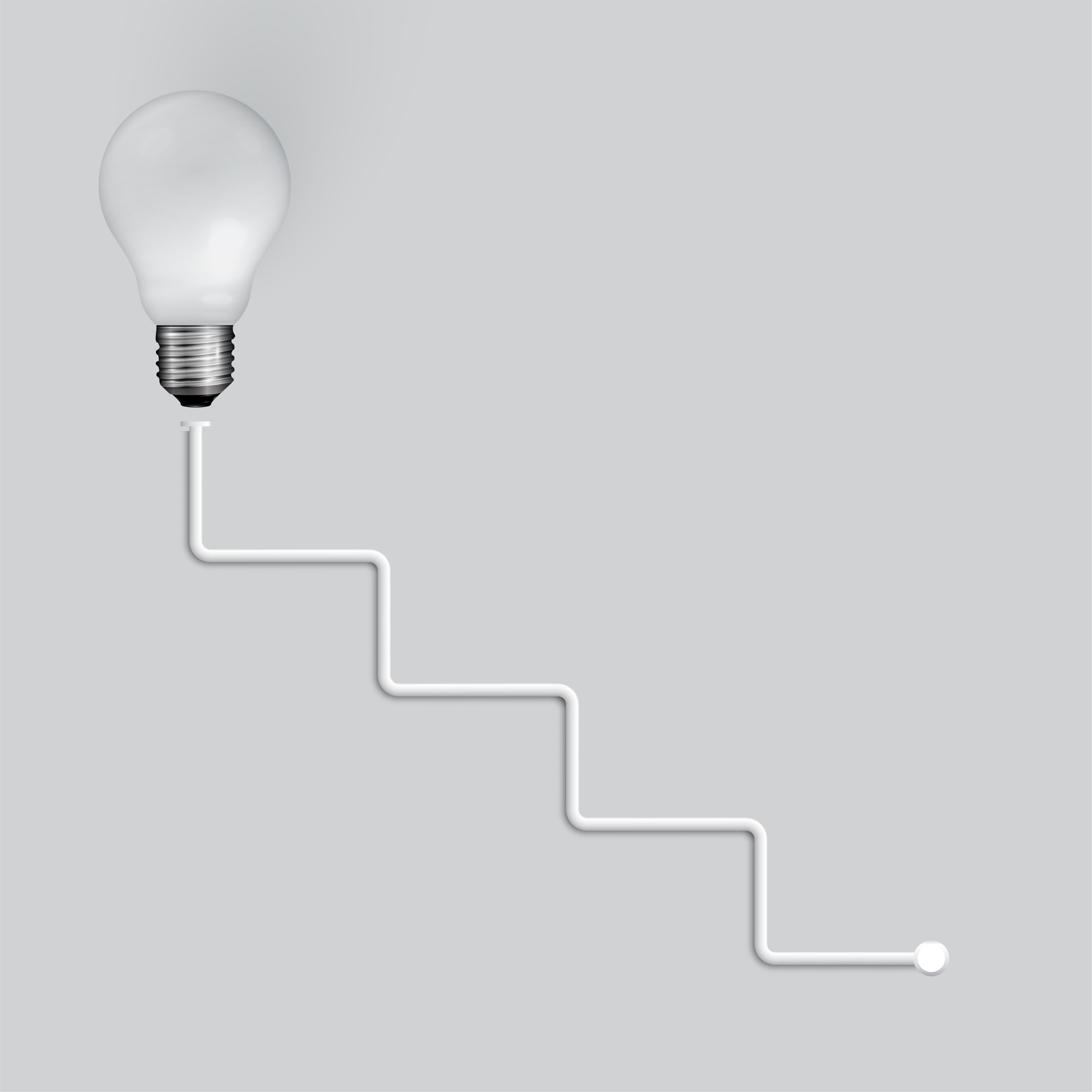High detailed realistic light bulb illustration, vector 415068 Vector ...