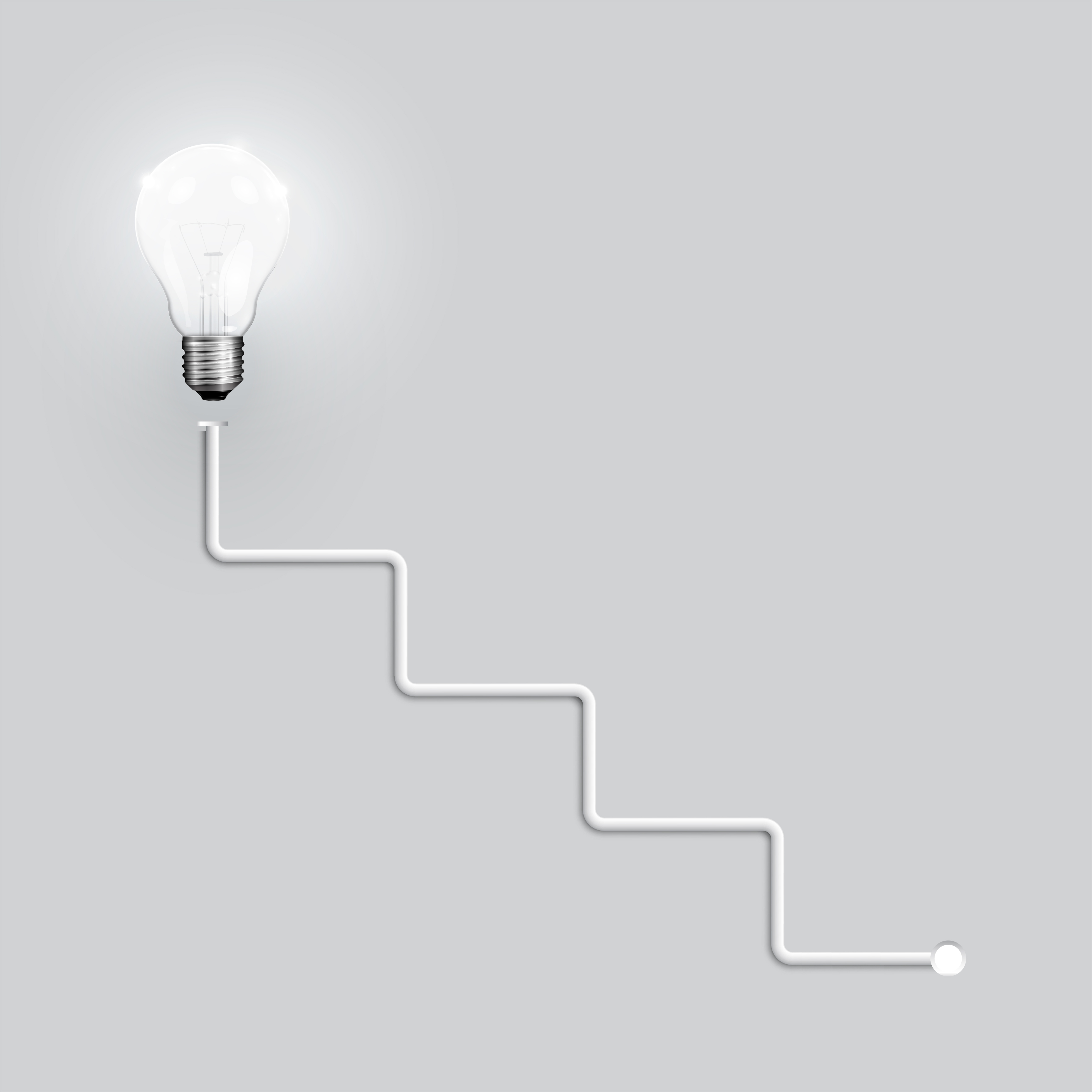 High detailed realistic light bulb illustration, vector 415154 Vector ...