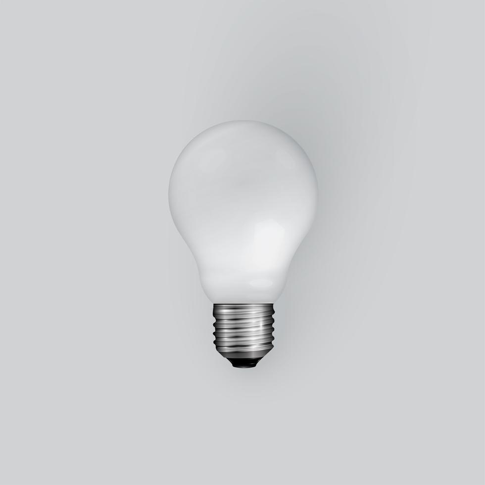 High detailed realistic light bulb illustration, vector 415695 Vector ...