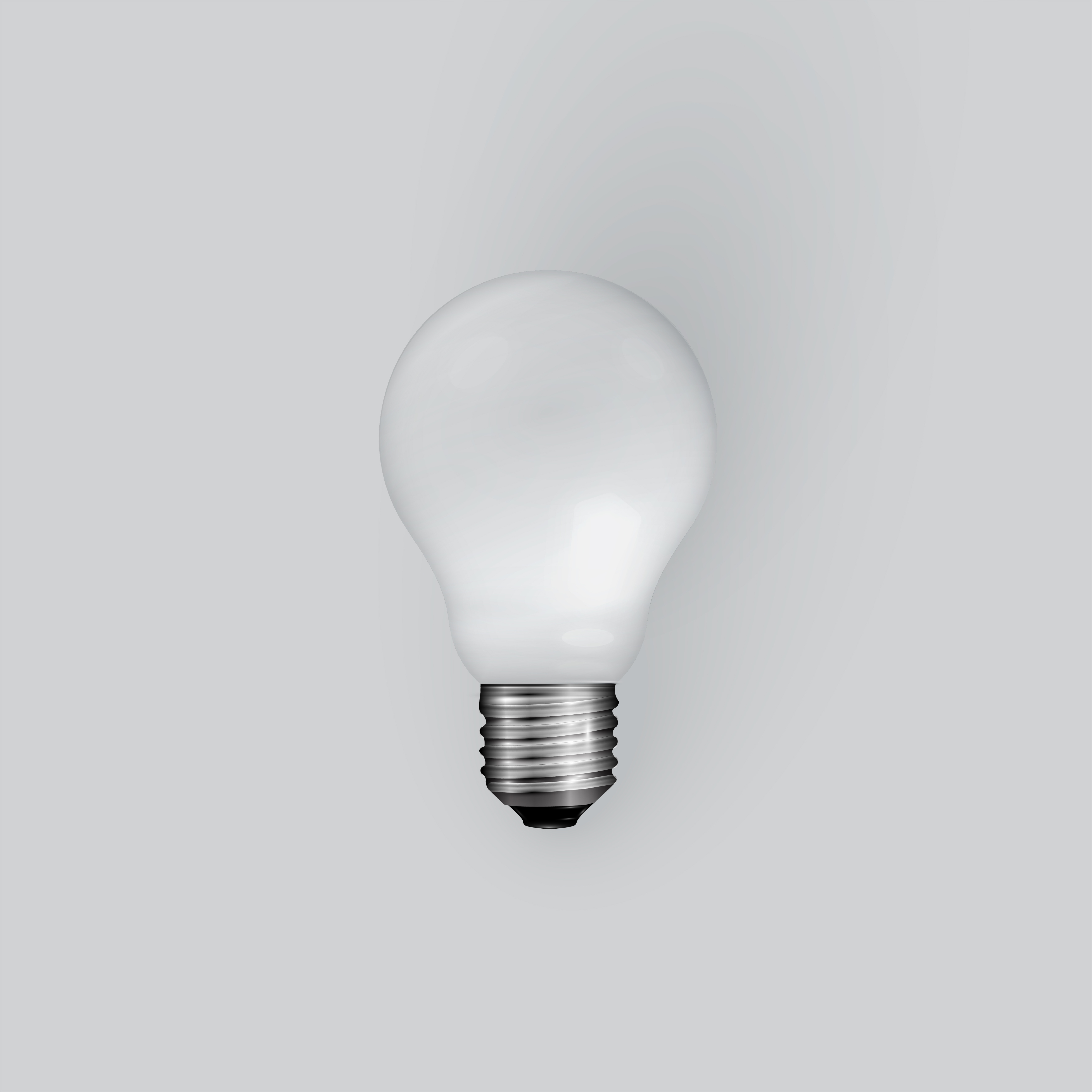 High detailed realistic light bulb illustration, vector 415695 Vector ...