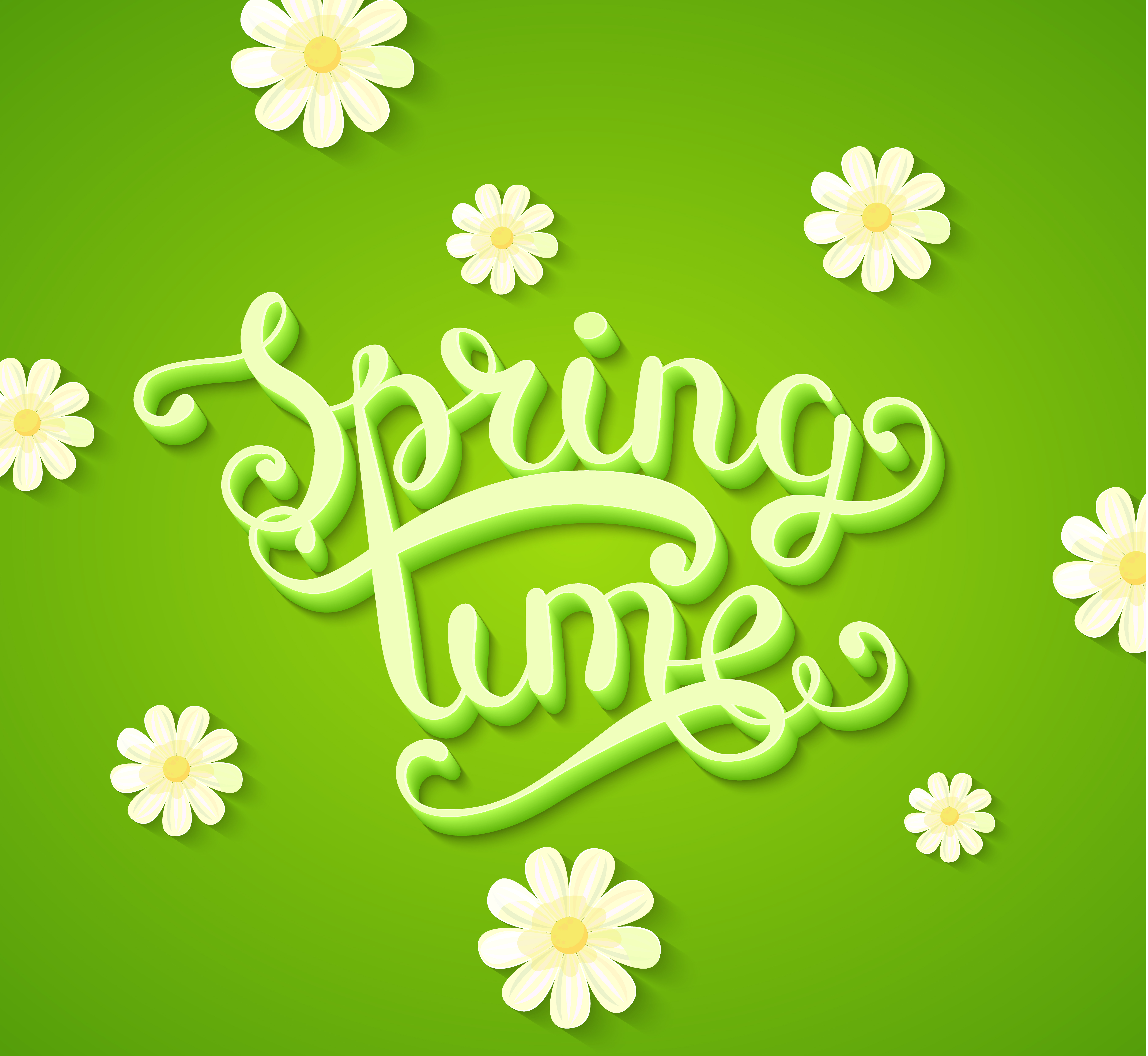 Spring time concept with flowers. 416030 Vector Art at Vecteezy