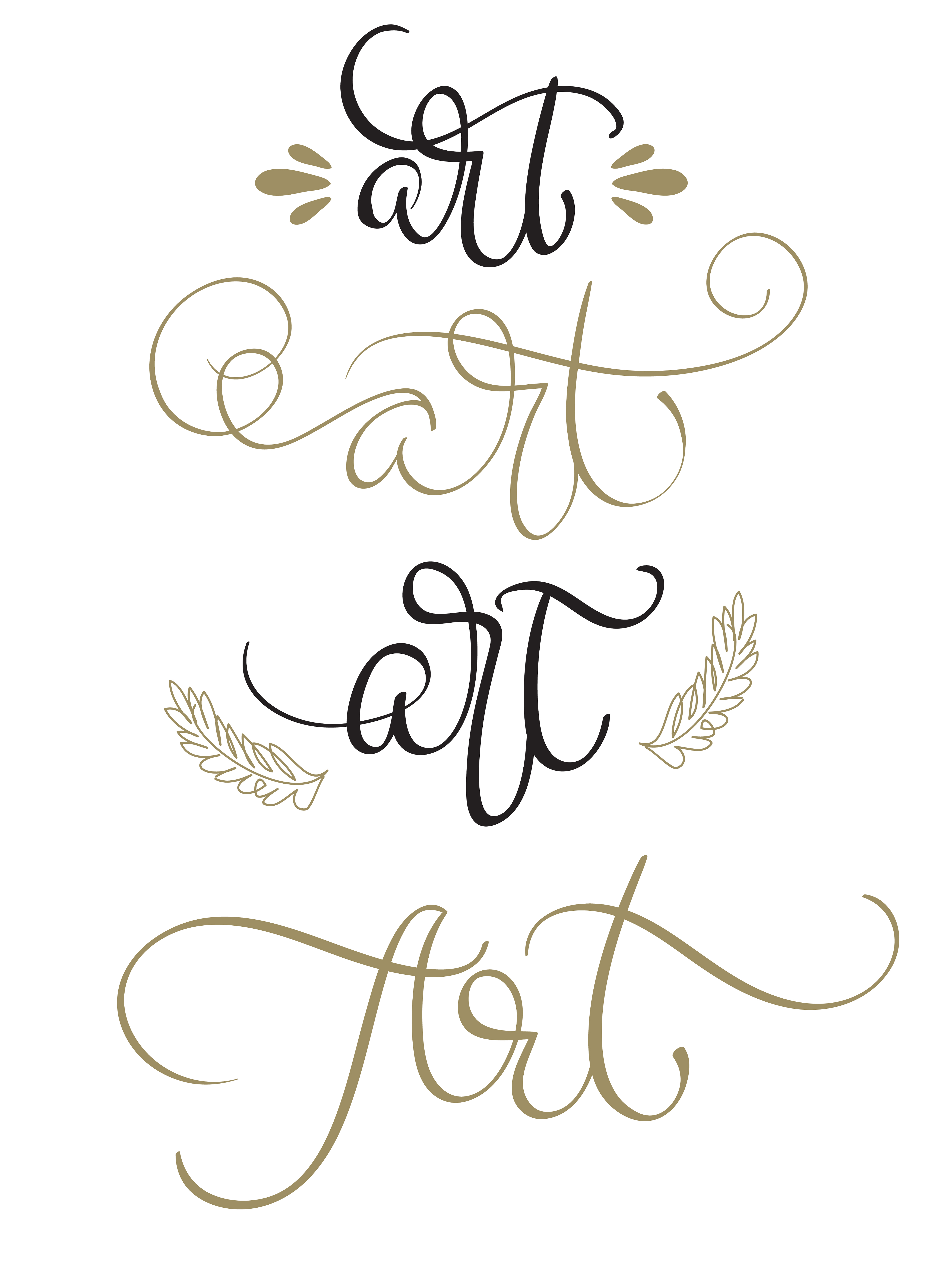Set Of Word Art On White Background 417546 Vector Art At Vecteezy