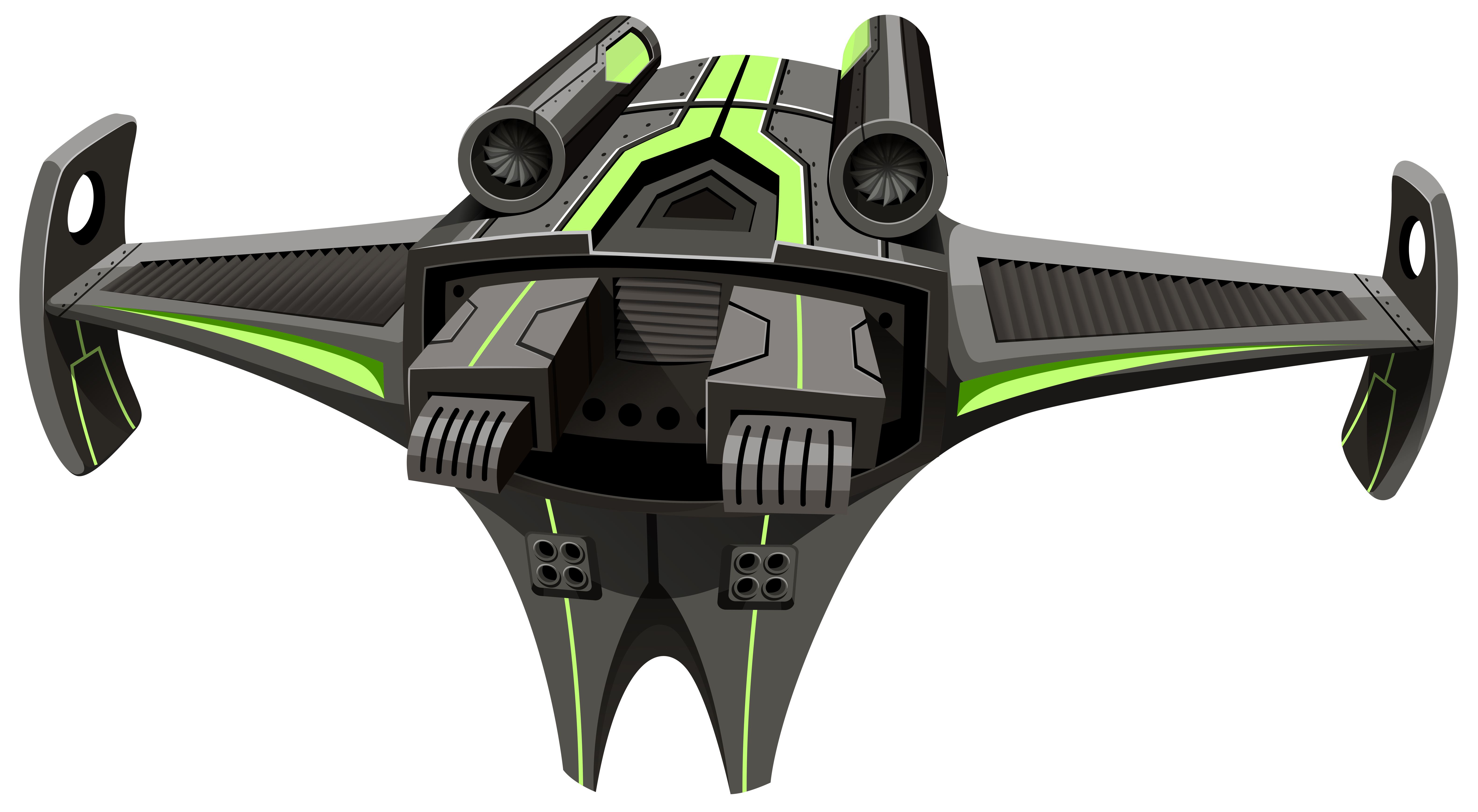 Modern design spaceship on white 418278 Vector Art at Vecteezy