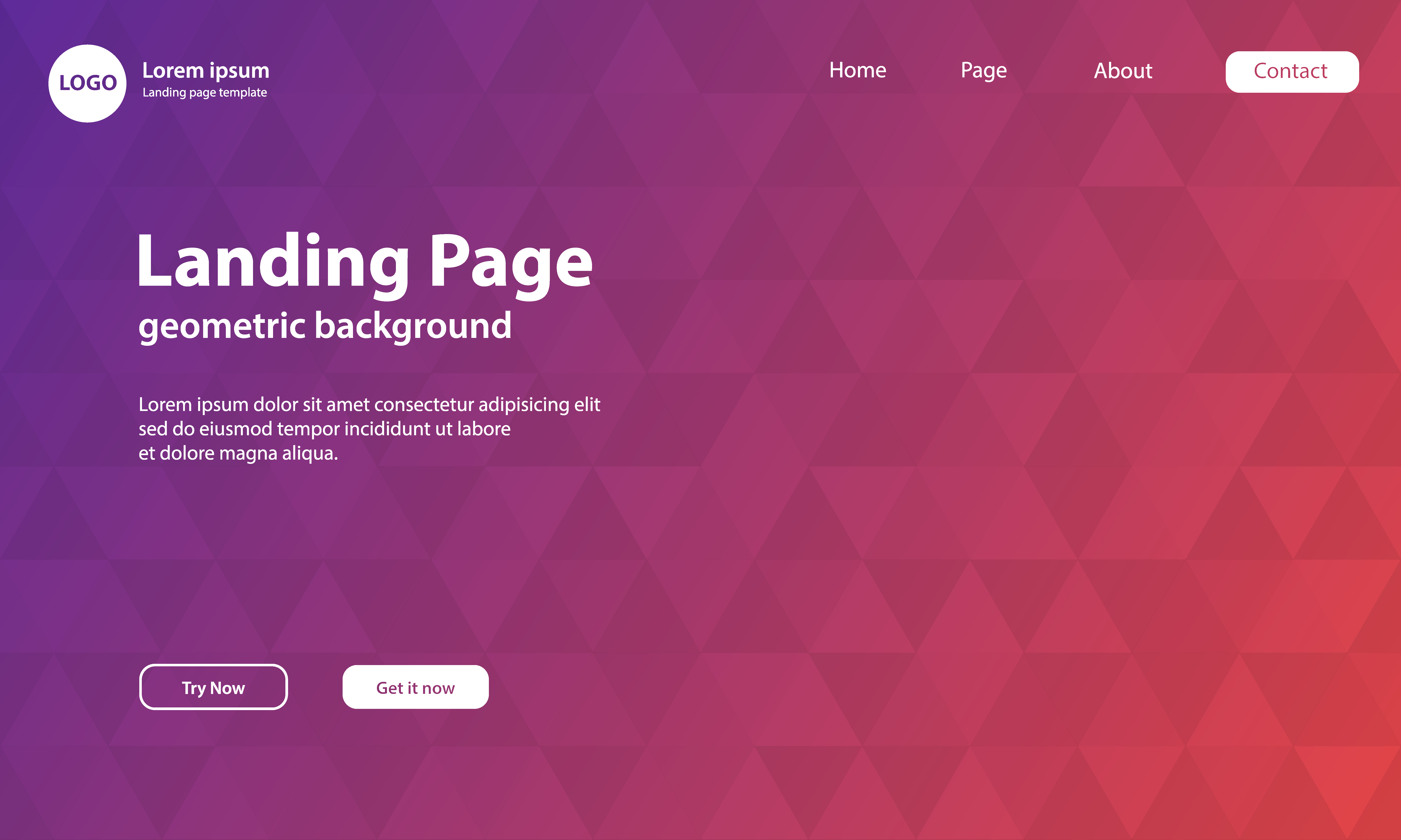 Geometric Hipster Triangular Background With Colorful Gradient Mosaic Backdrop Vector