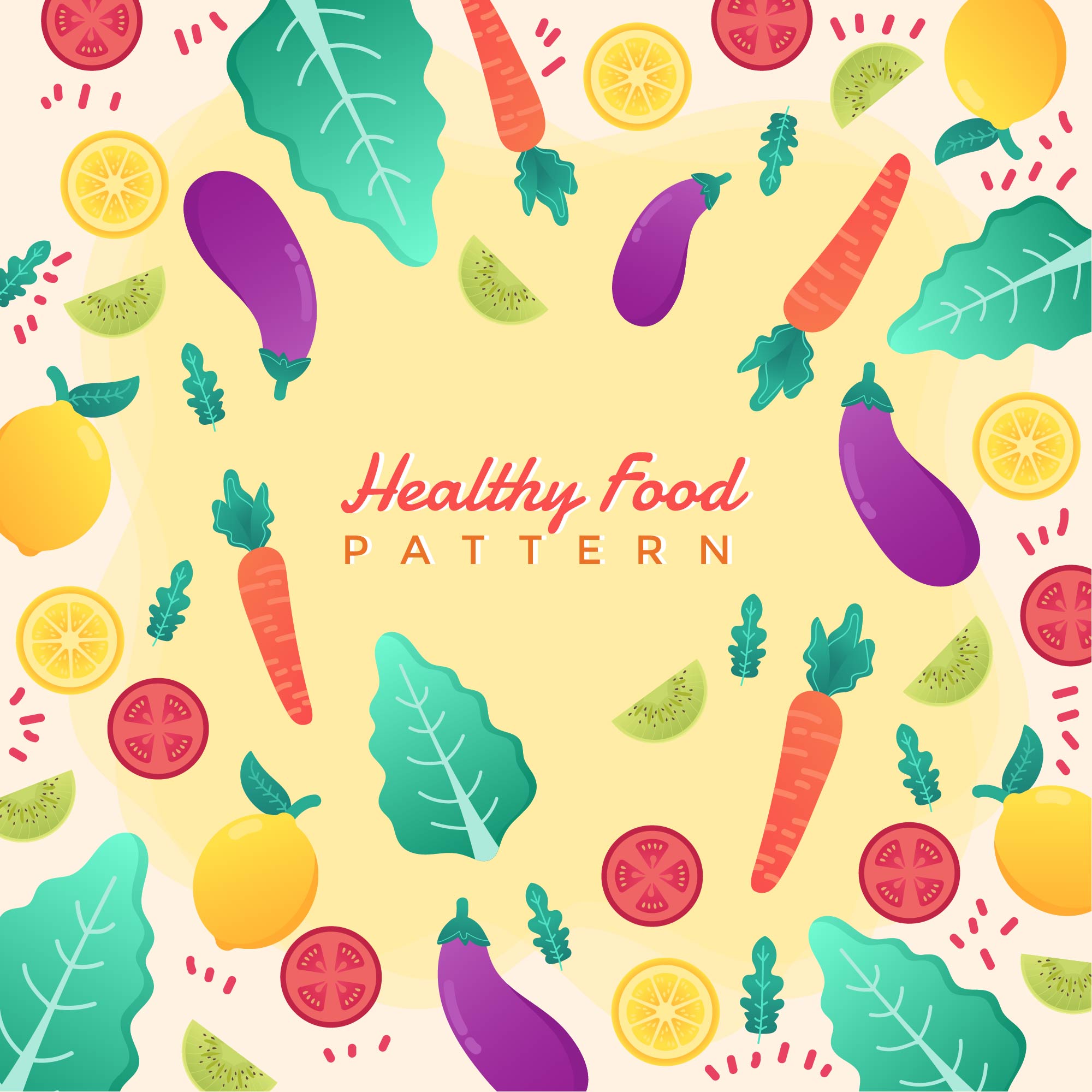 Healthy Food Vector 422454 Vector Art at Vecteezy