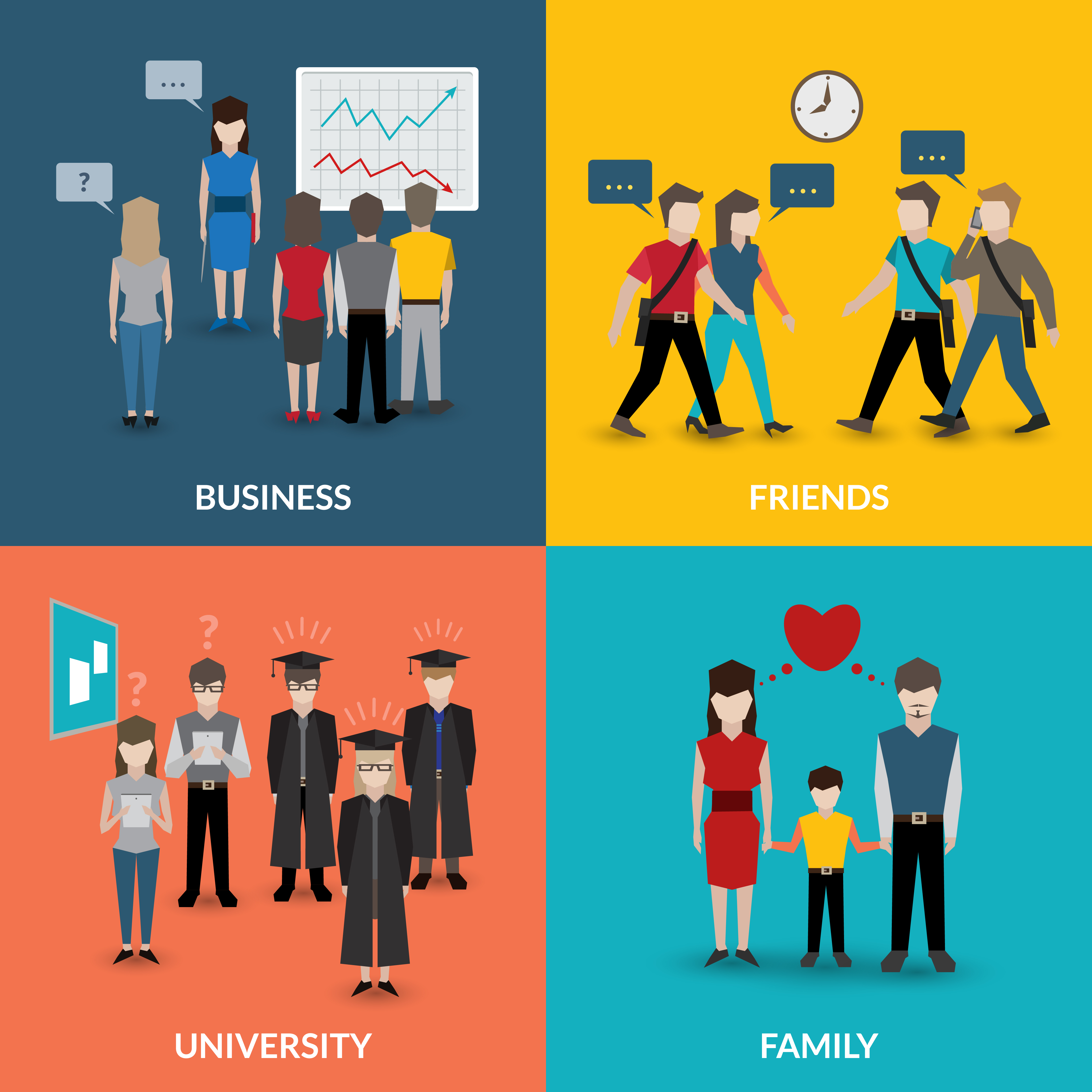 People social behavior patterns 427134 Vector Art at Vecteezy People social behavior patterns 427134 Vector Art at Vecteezy