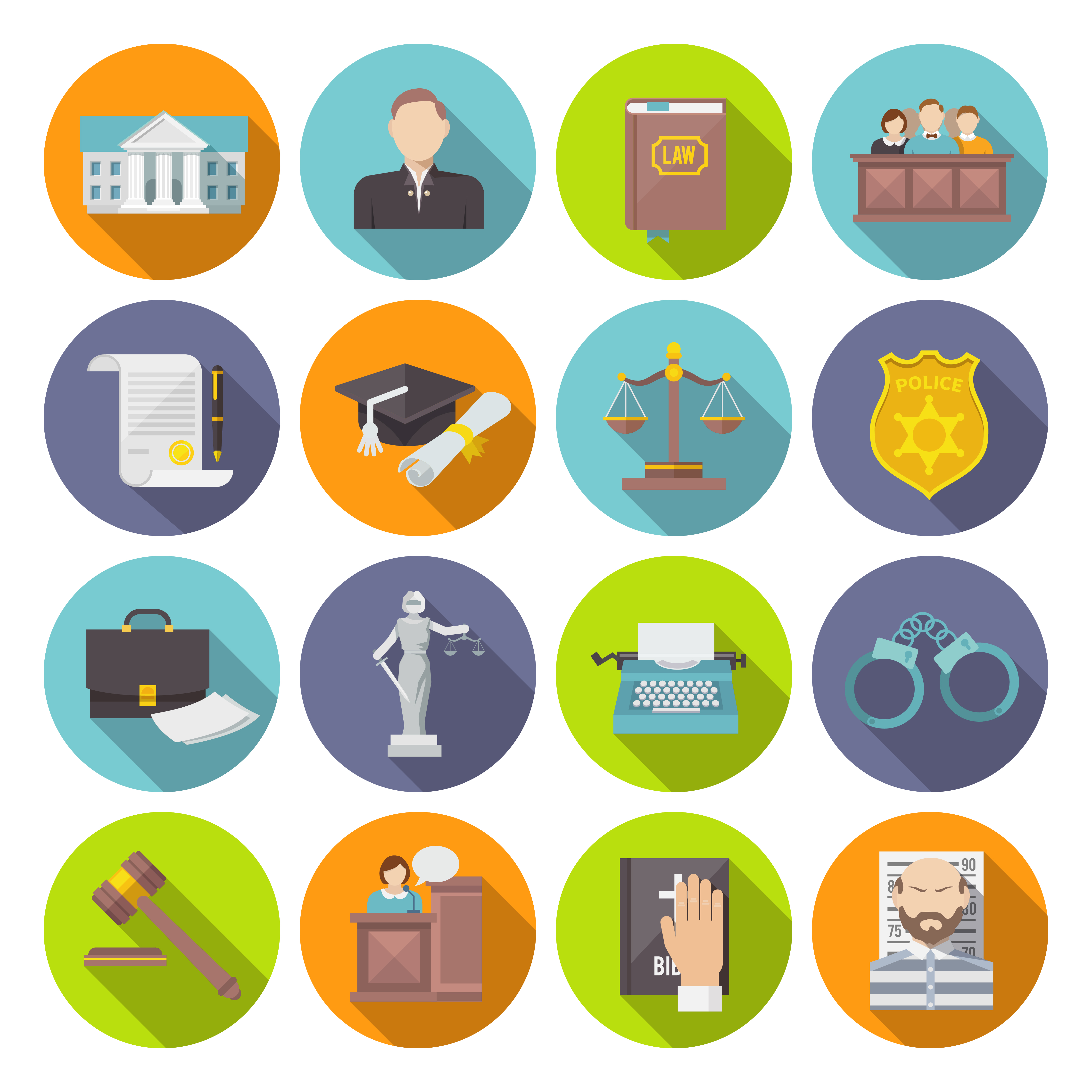 Law Icon Flat 427251 Vector Art at Vecteezy Law Icon Flat 427251 Vector Art at Vecteezy