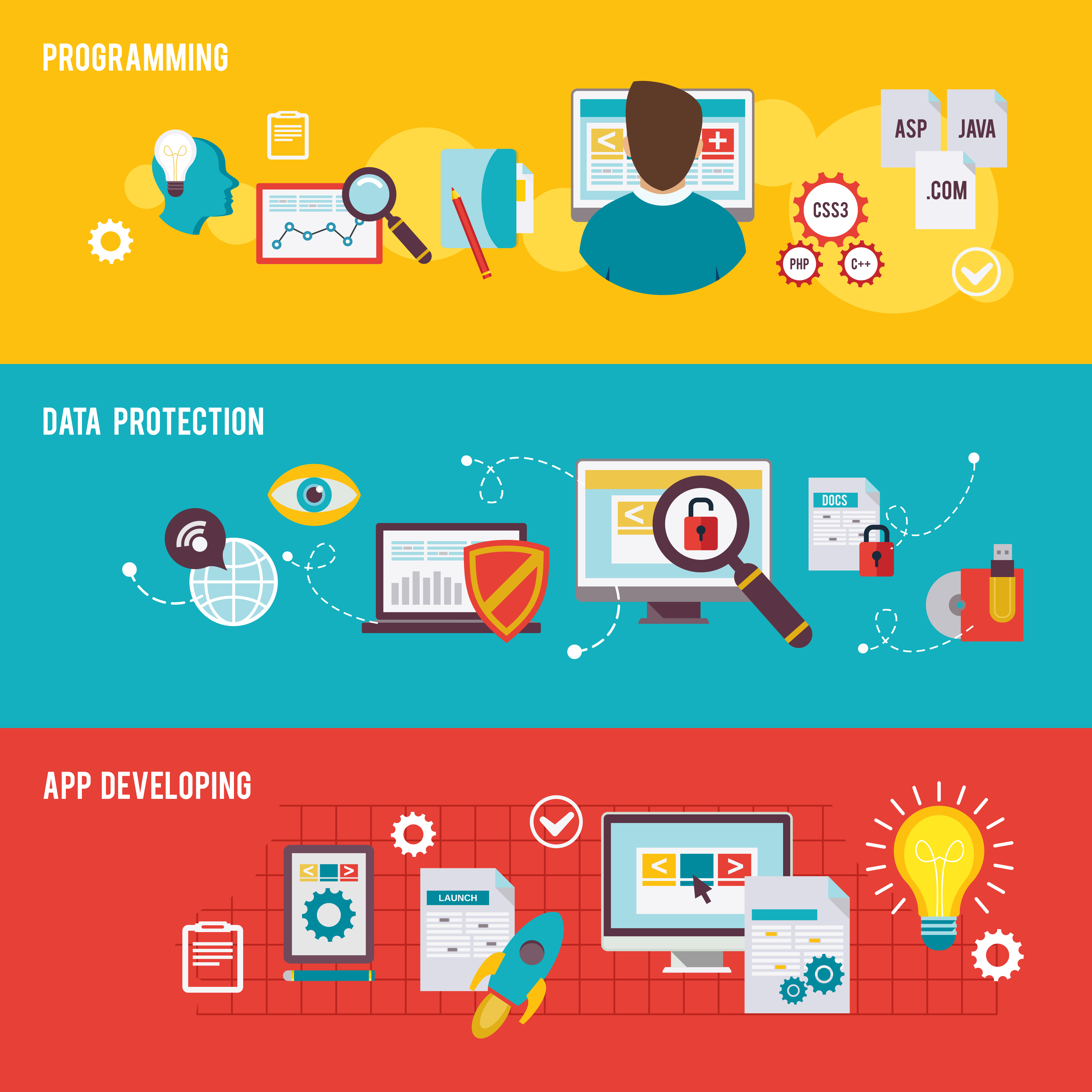 Programmer Icon Flat 428025 Vector Art at Vecteezy Programmer Icon Flat 428025 Vector Art at Vecteezy