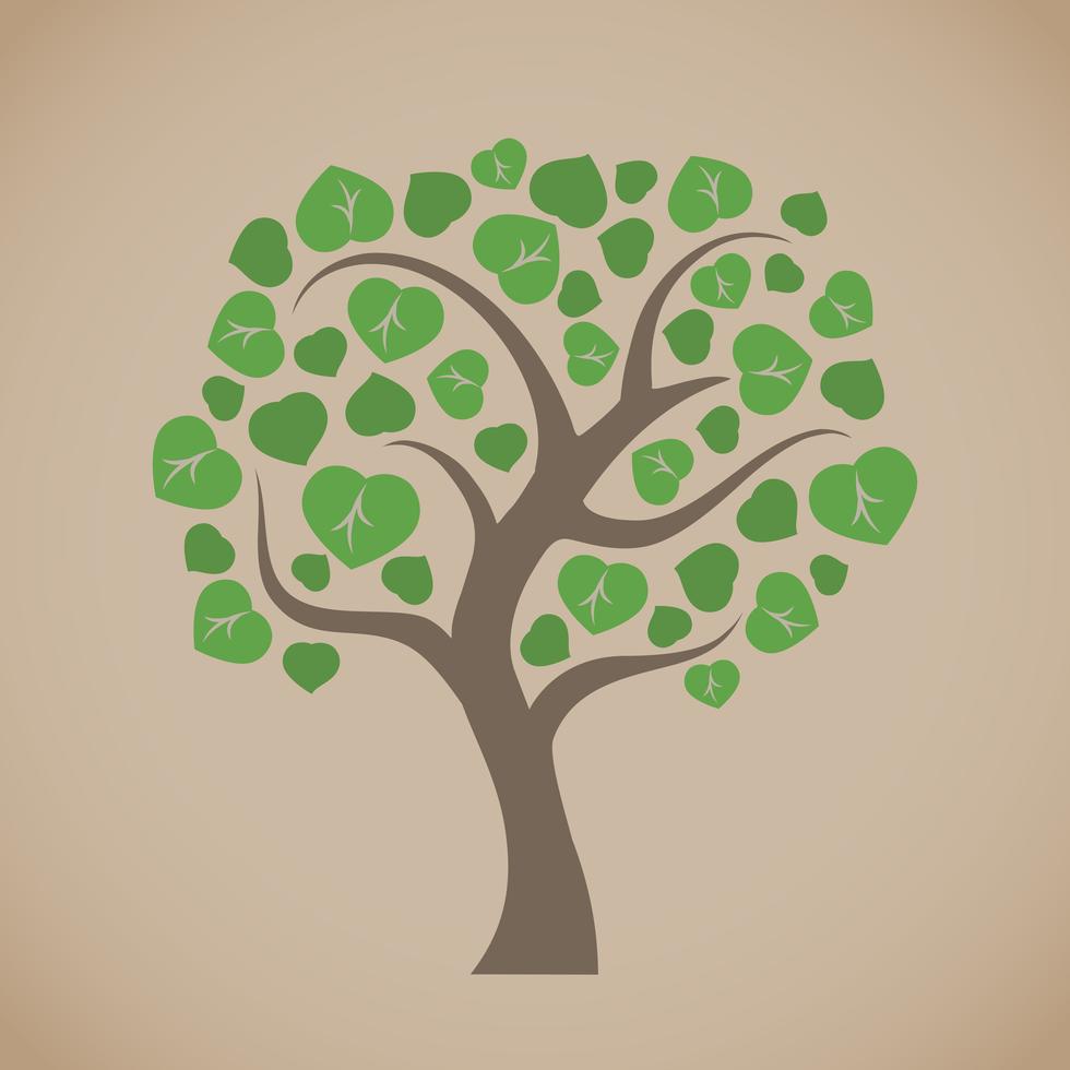 Simple vector tree 428601 Vector Art at Vecteezy