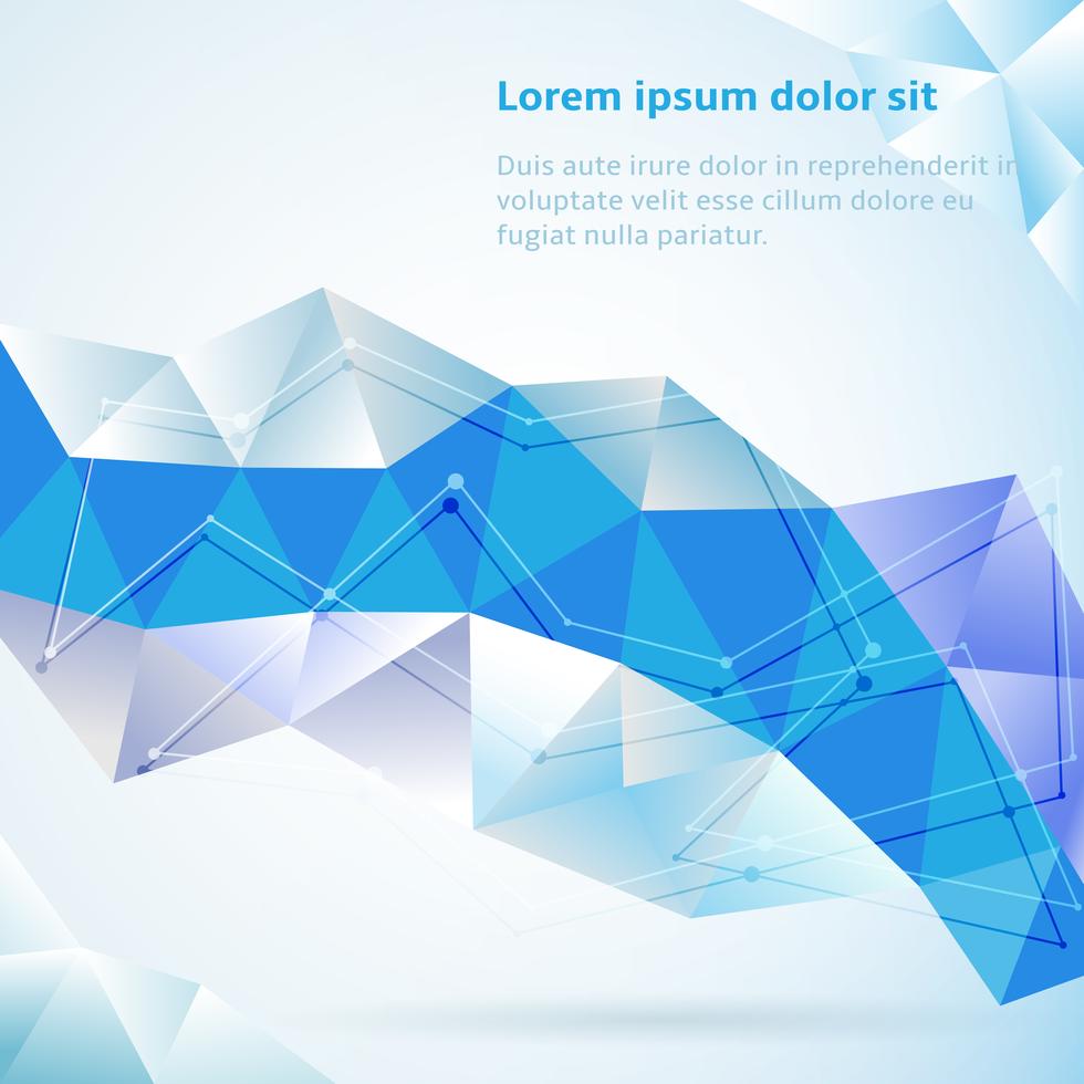 Blue abstract geometric background 430043 Vector Art at Vecteezy