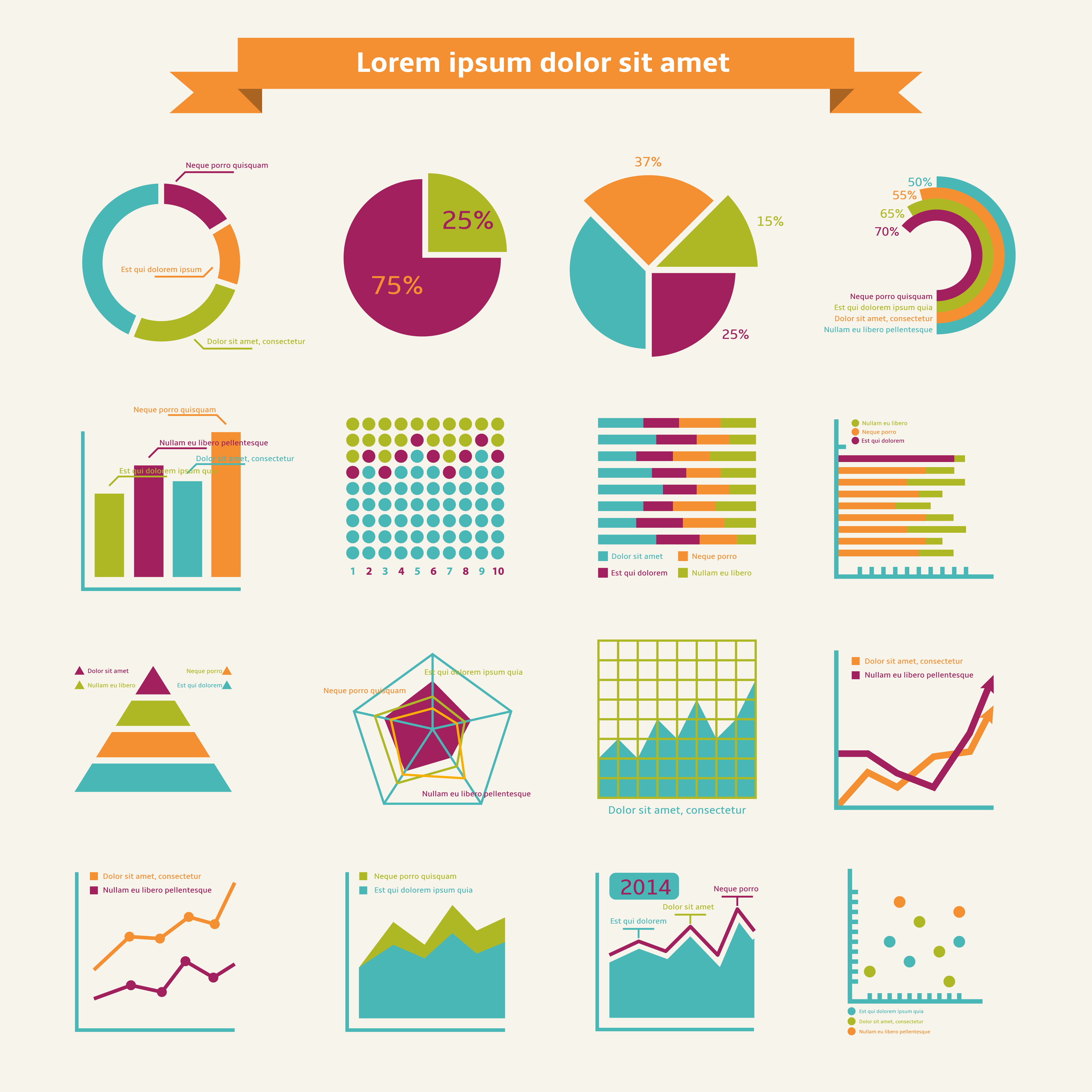 Business Infographic Elements 435132 Vector Art At Vecteezy