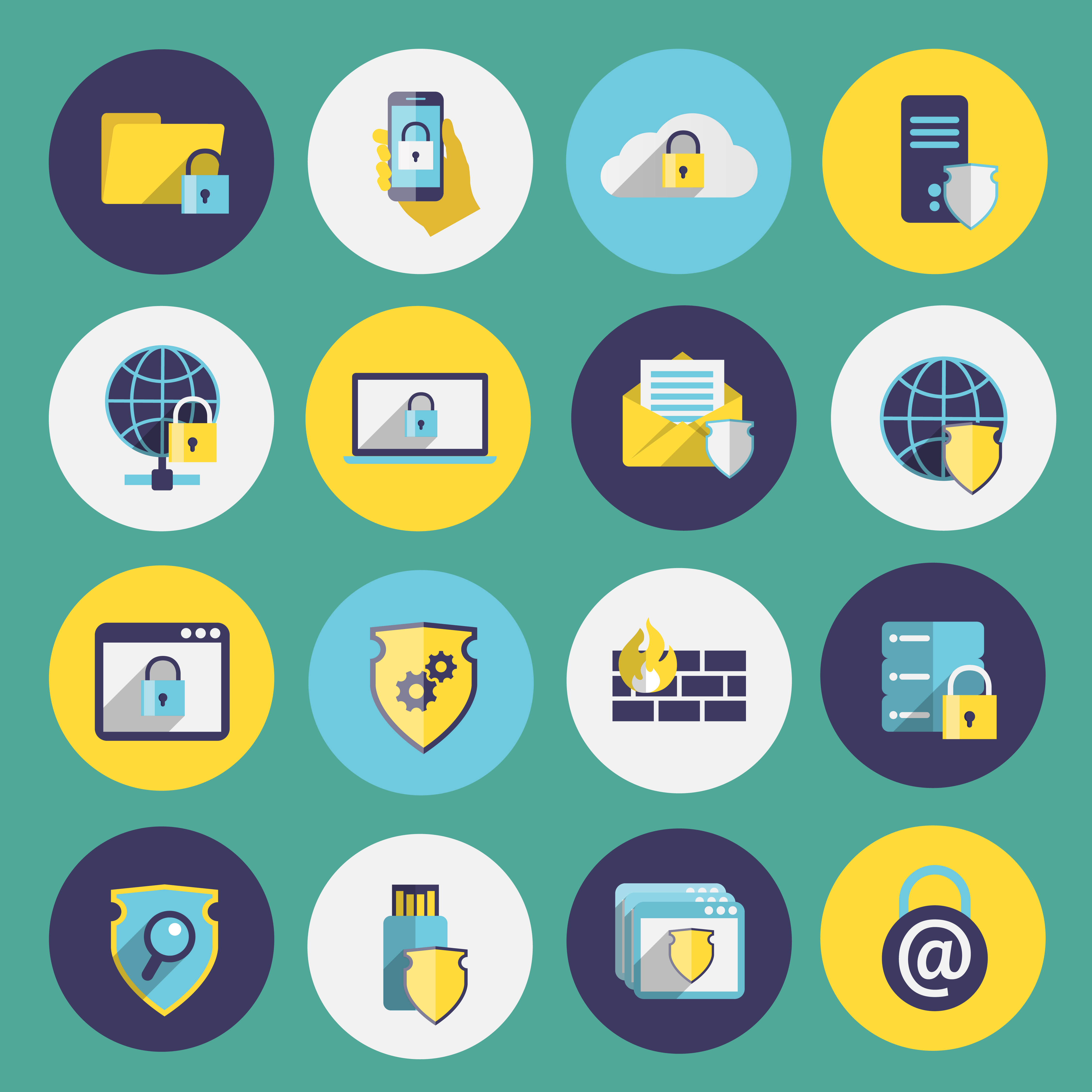 Information technology security icons set 435494 Vector Art at Vecteezy Information technology security icons set 435494 Vector Art at Vecteezy