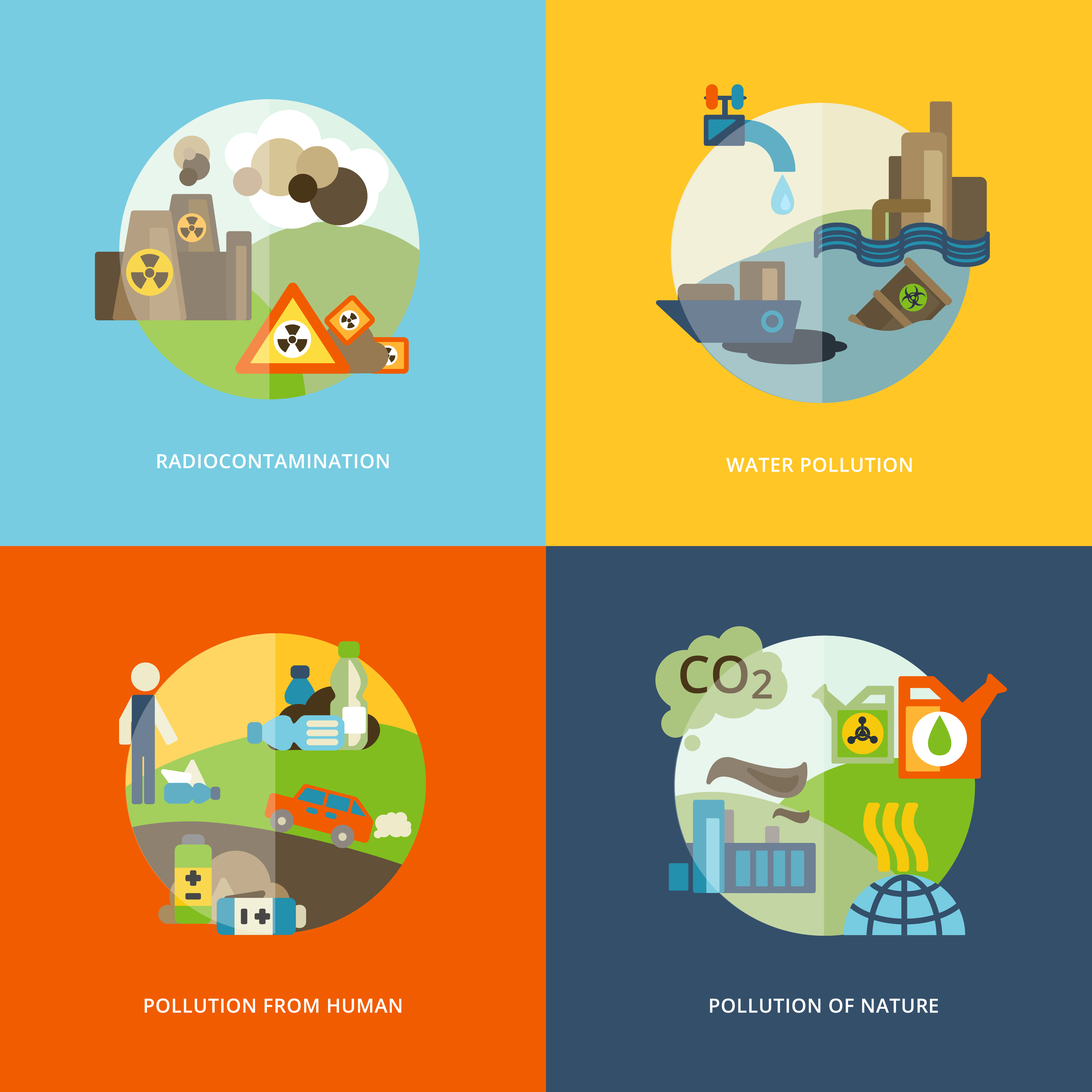 Pollution Icons Flat 438071 Vector Art at Vecteezy Pollution Icons Flat 438071 Vector Art at Vecteezy