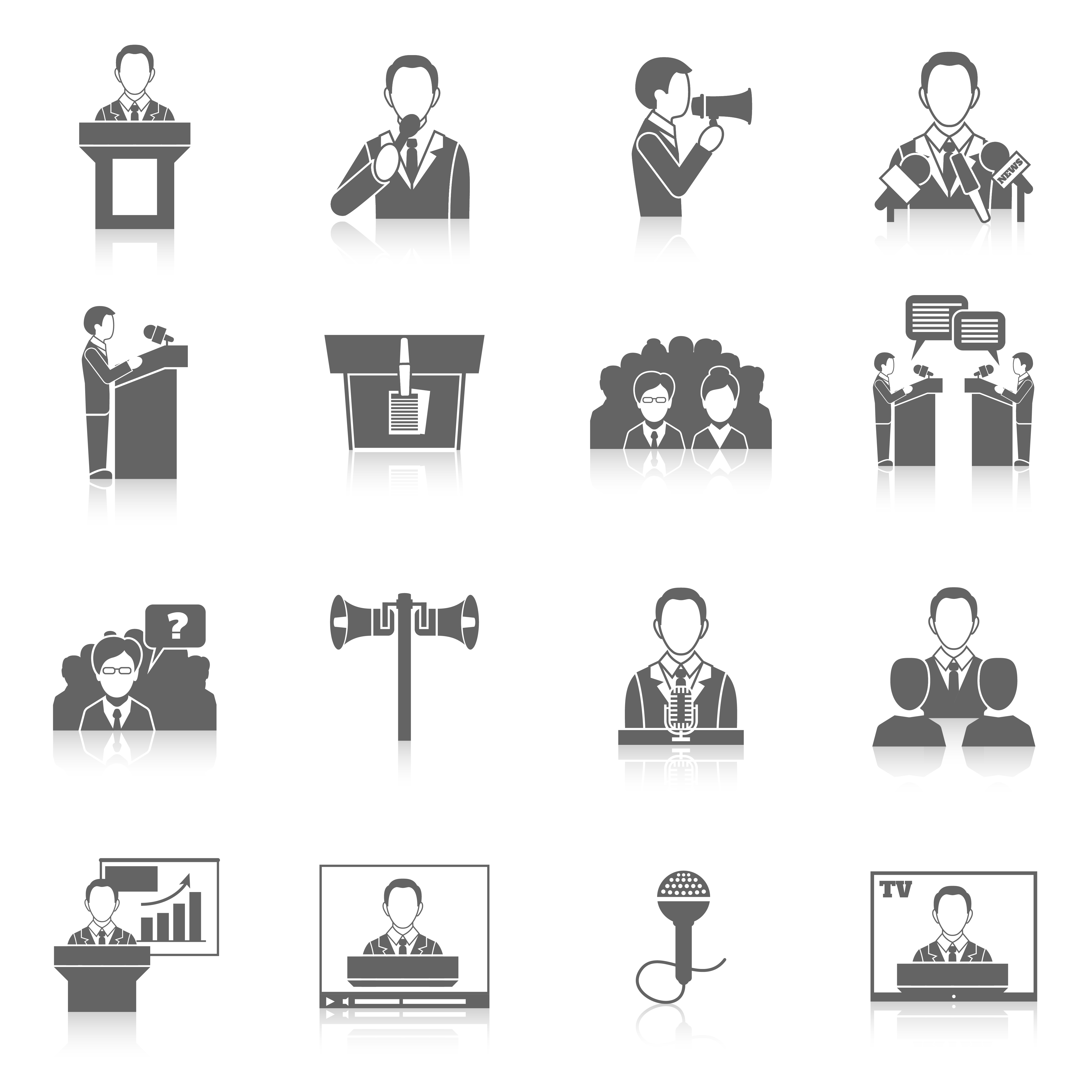 Public Speaking Icons 439228 Vector Art at Vecteezy Public Speaking Icons 439228 Vector Art at Vecteezy