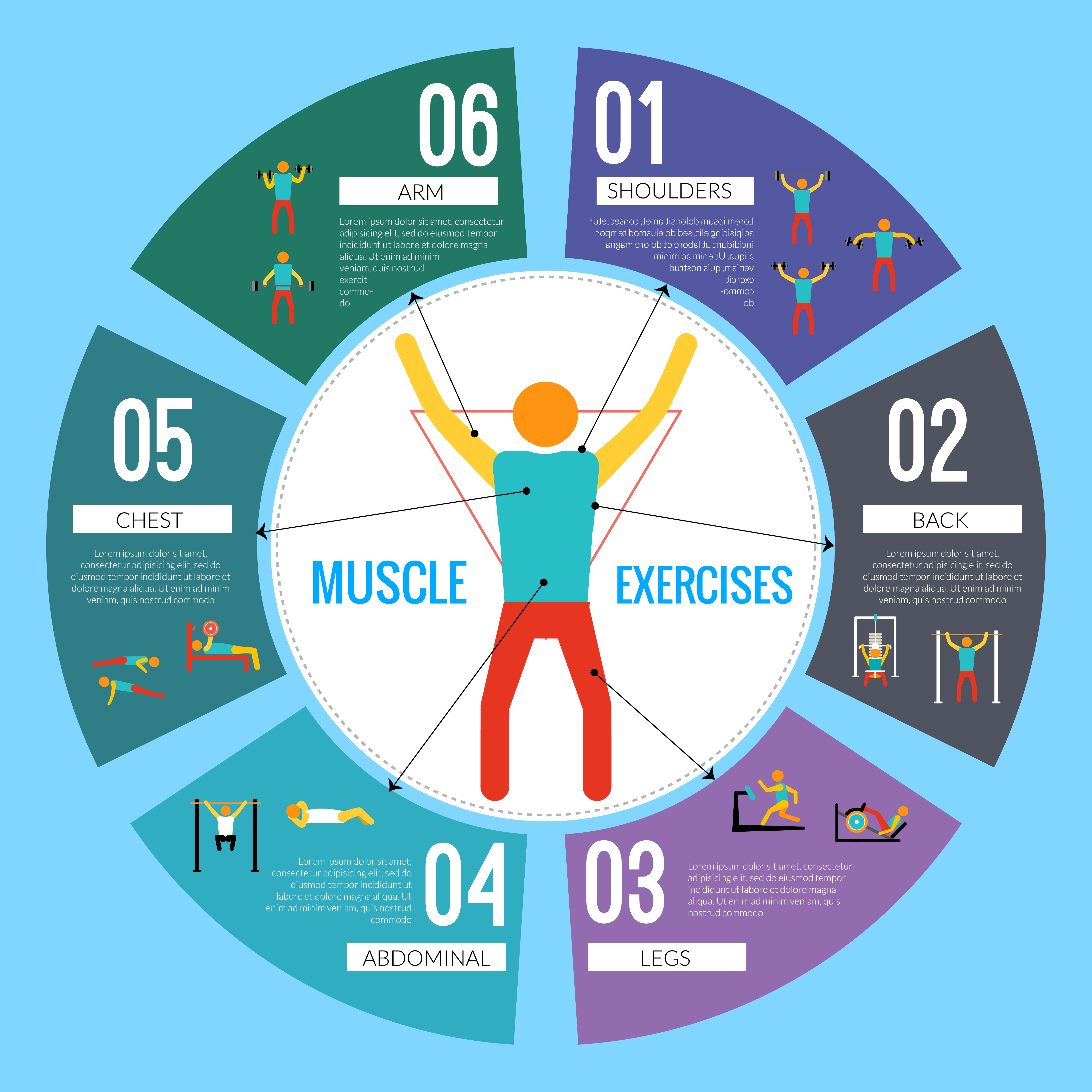 Workout training infographics 439682 Vector Art at Vecteezy Workout training infographics 439682 Vector Art at Vecteezy