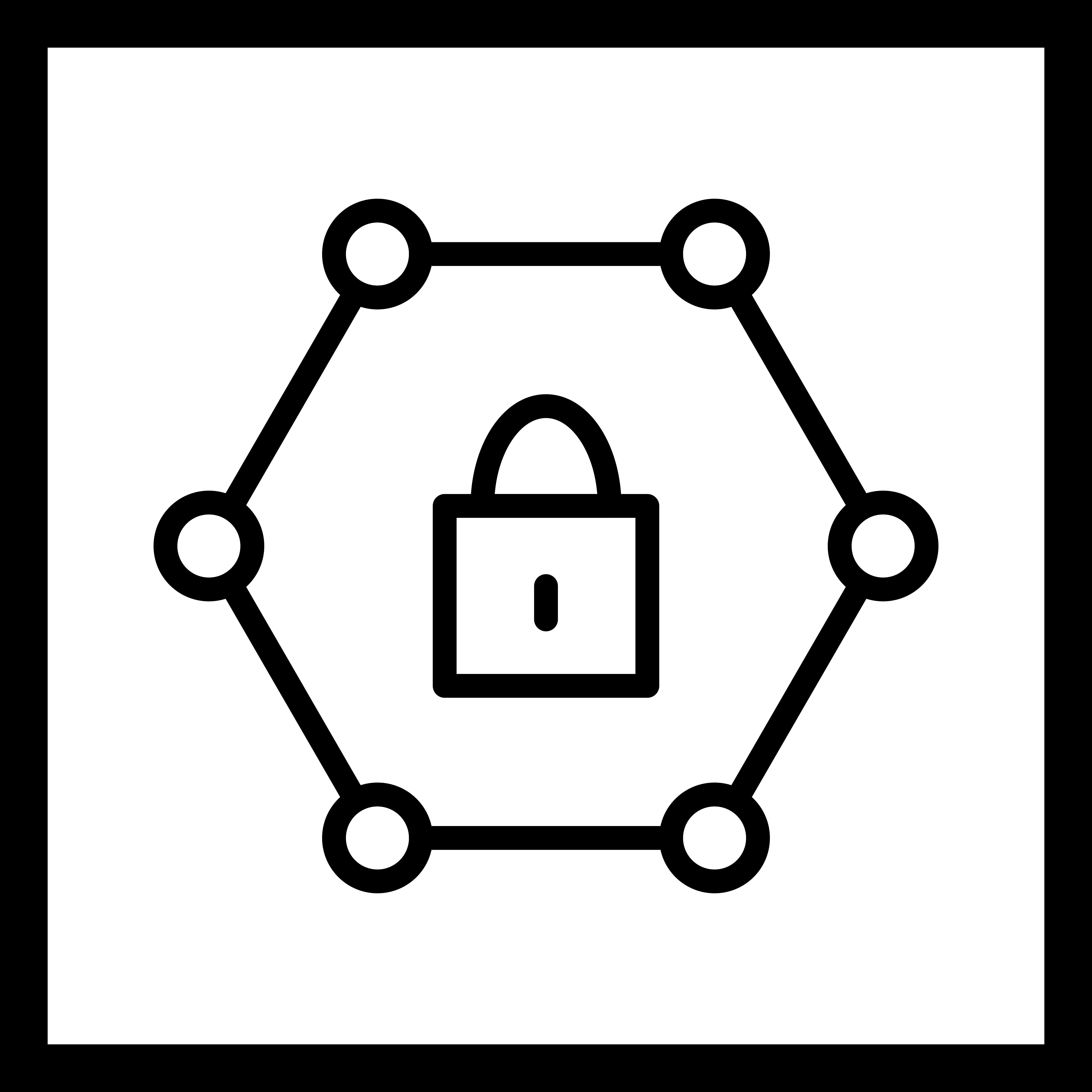 Vector Protected Network Icon 440150 Vector Art At Vecteezy